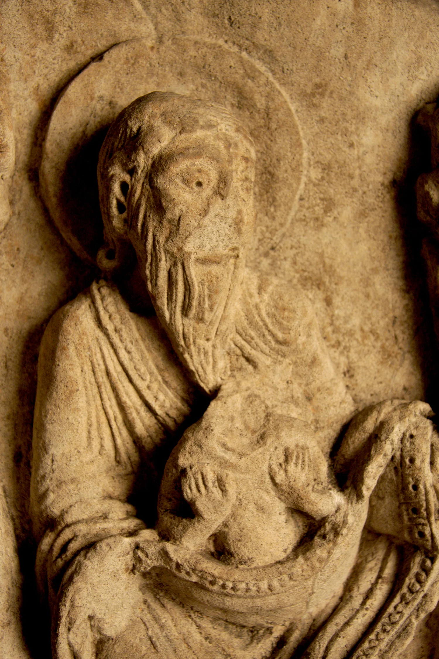 Capital from the Abbey Church of Moutiers-Saint-Jean, c. 1150-60 ...