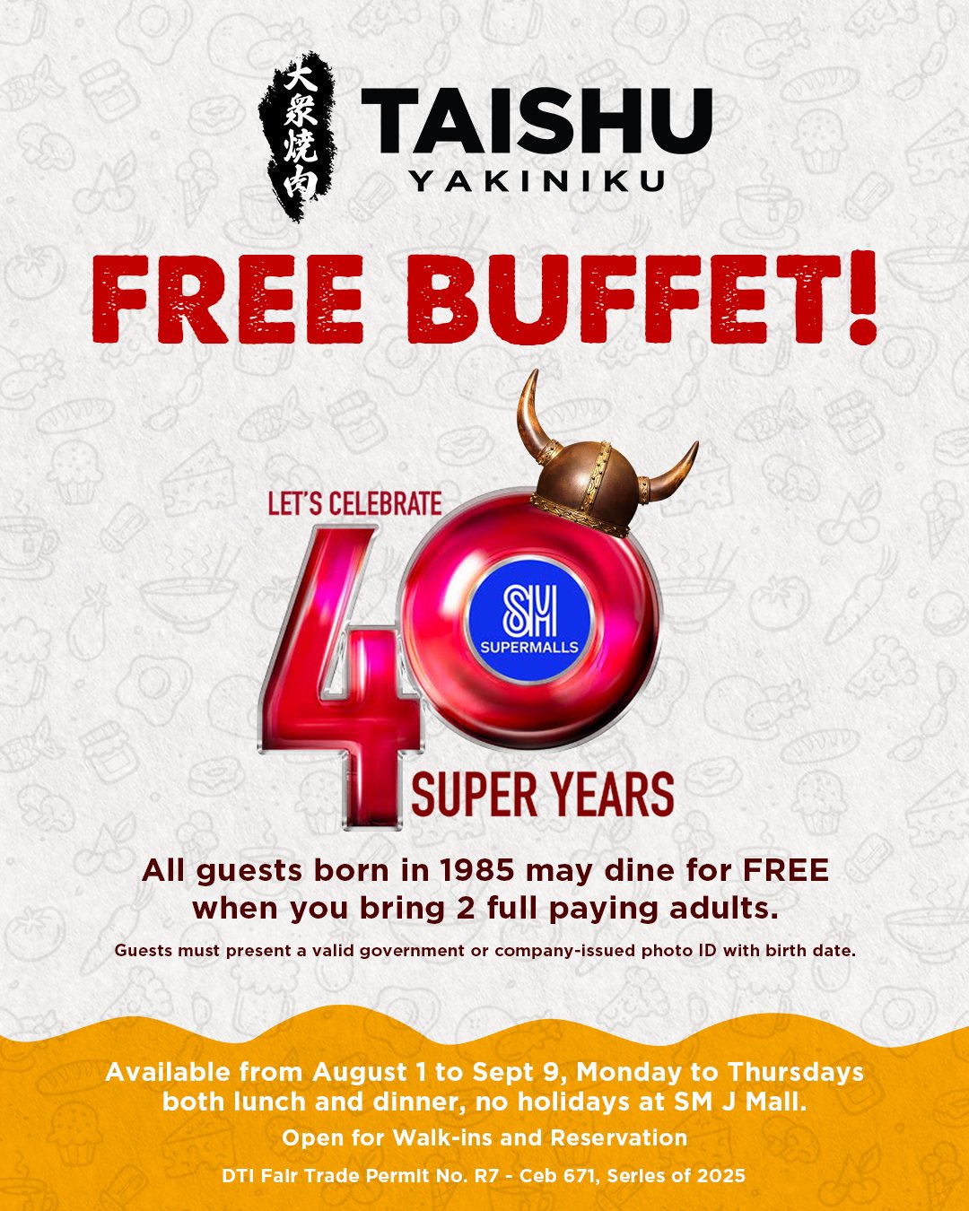 Taishu Yakiniku (New) — Vikings Philippines