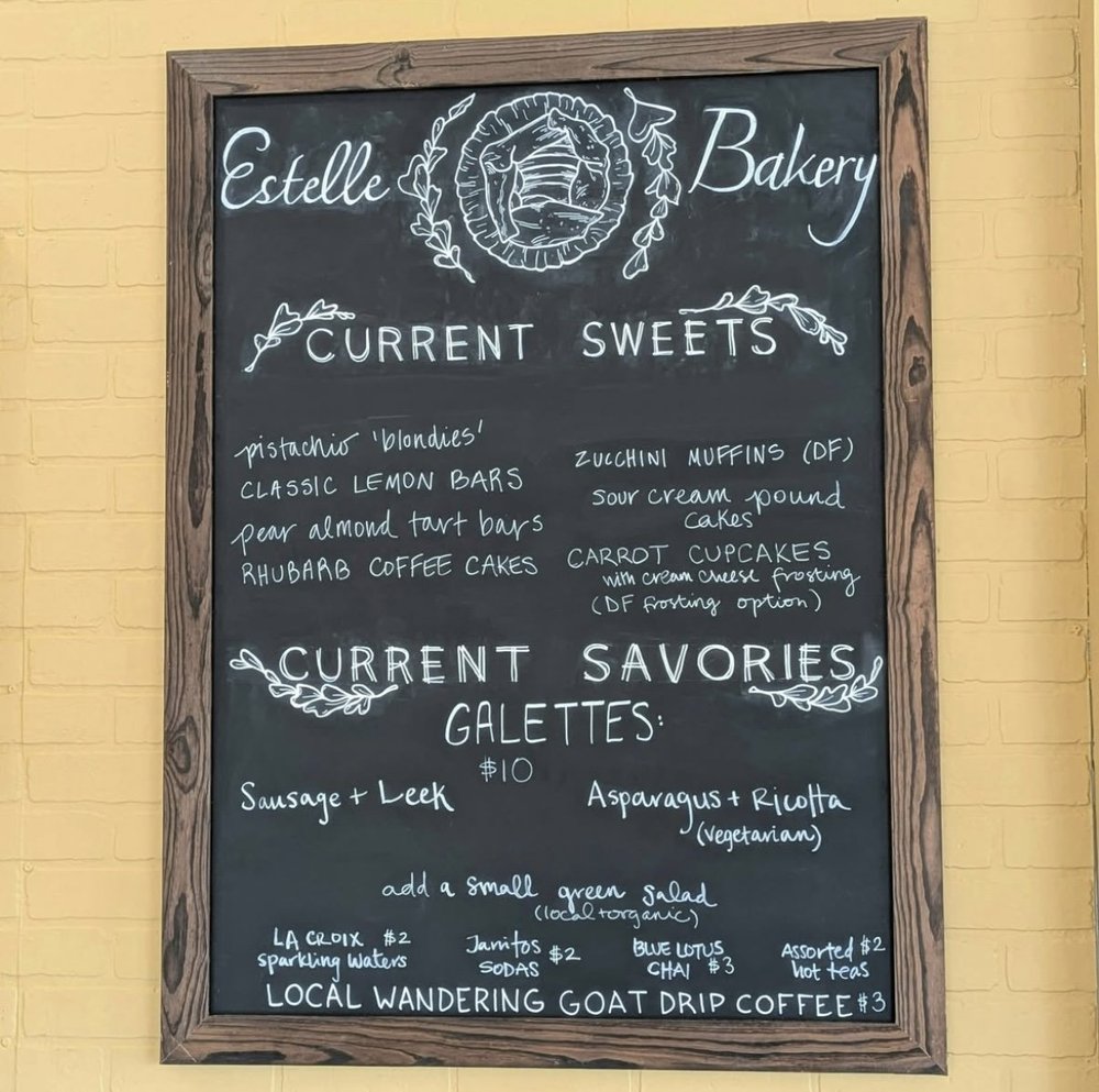 HOURS + MENU — Estelle