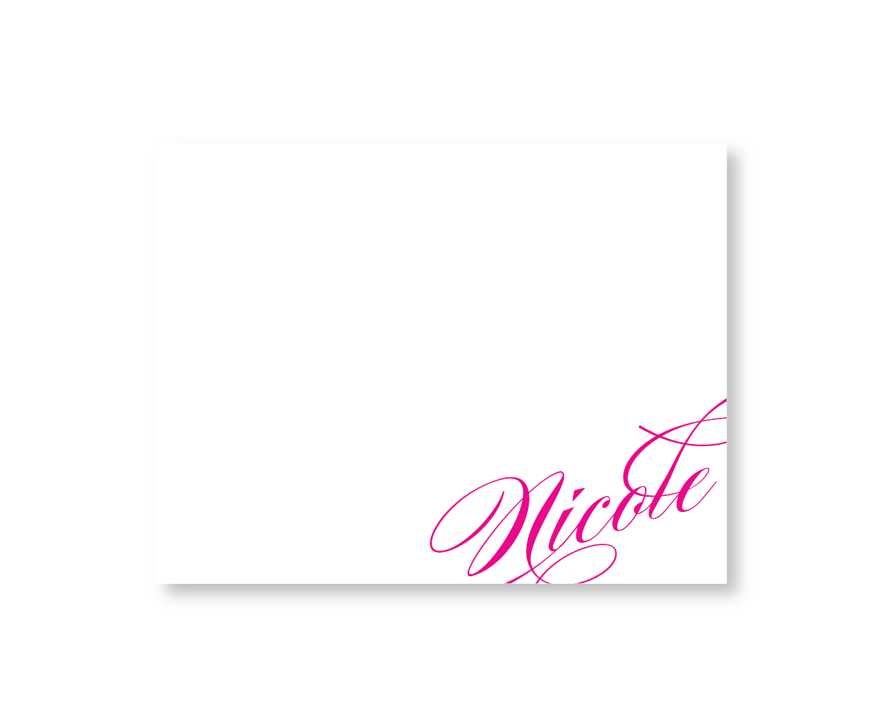 Custom Personalized Note Cards Put It On Paper Stationery