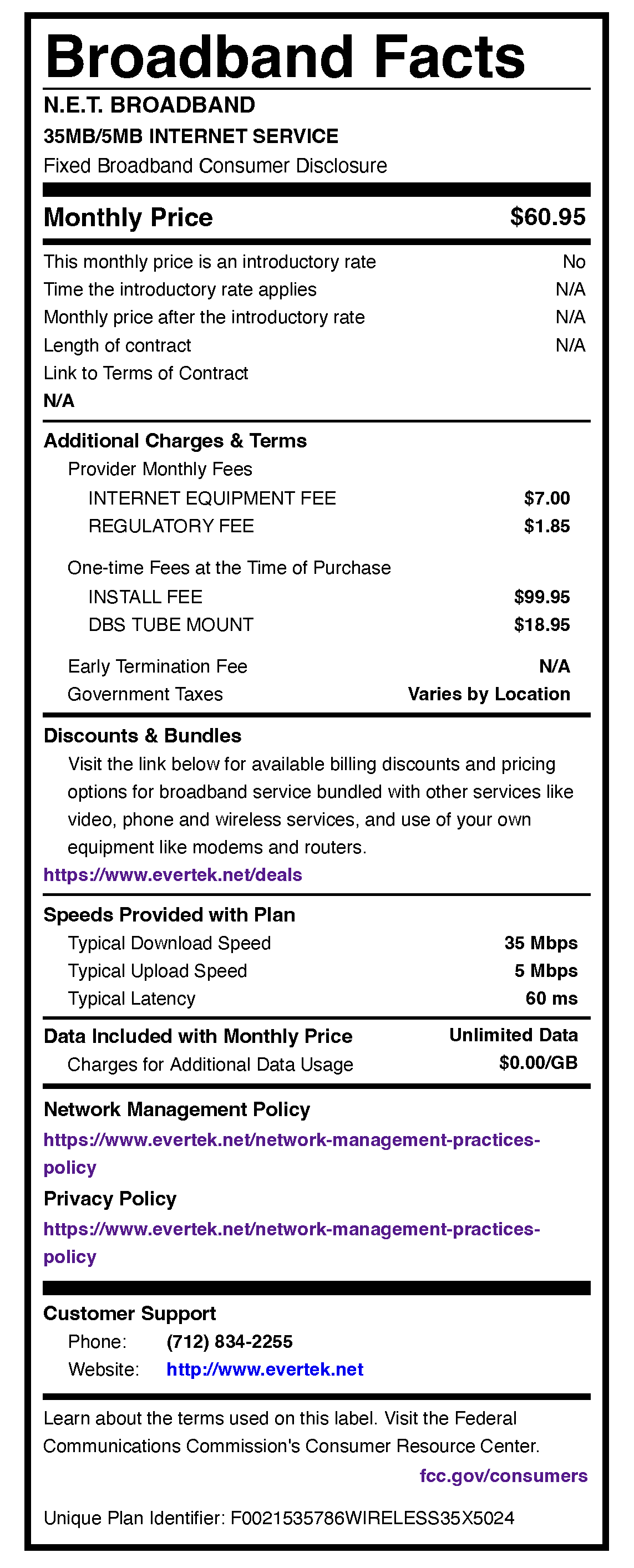 Wireless Internet — Evertek