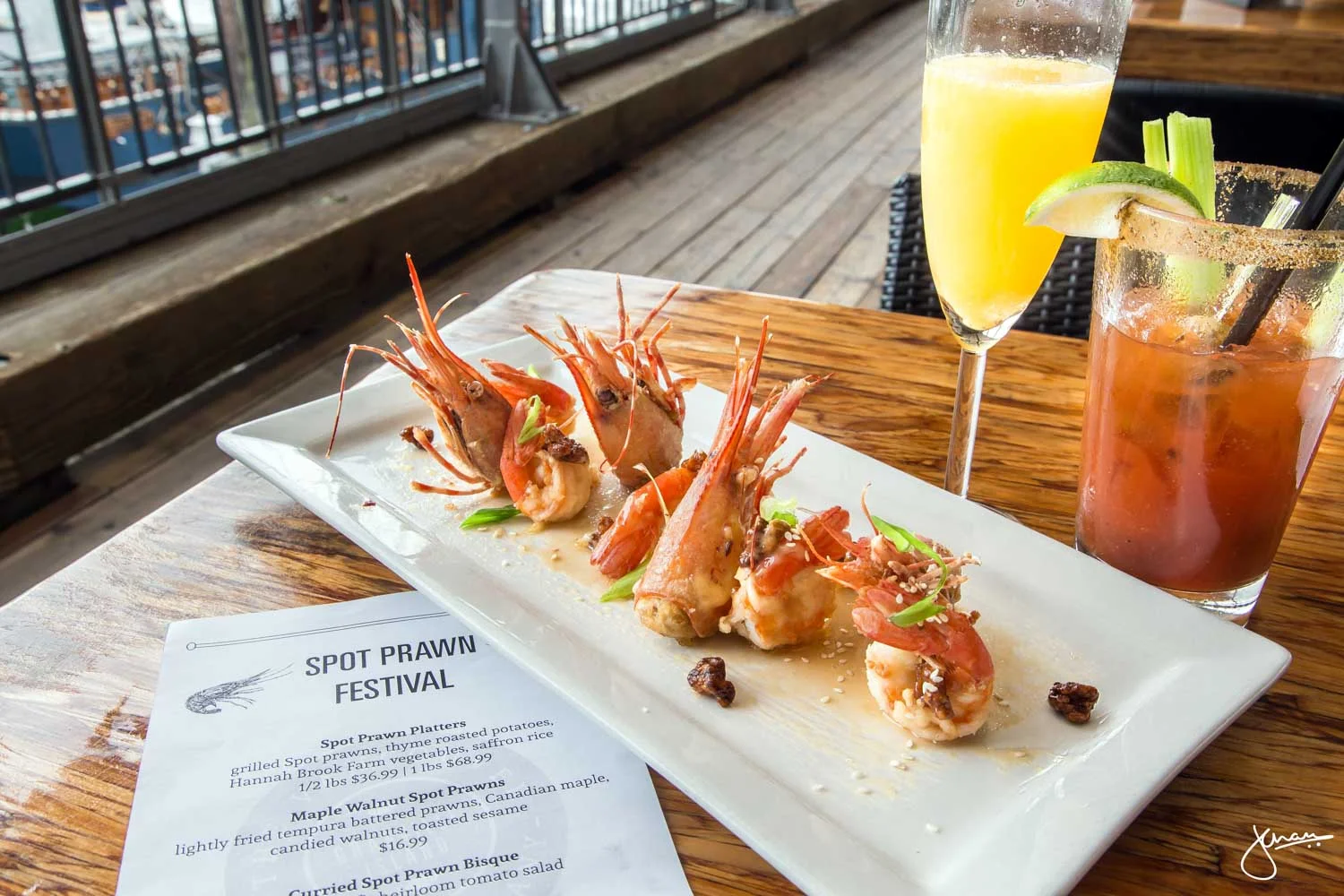 Top Patios in Vancouver Series & Spot Prawn Menu: The Vancouver Fish ...