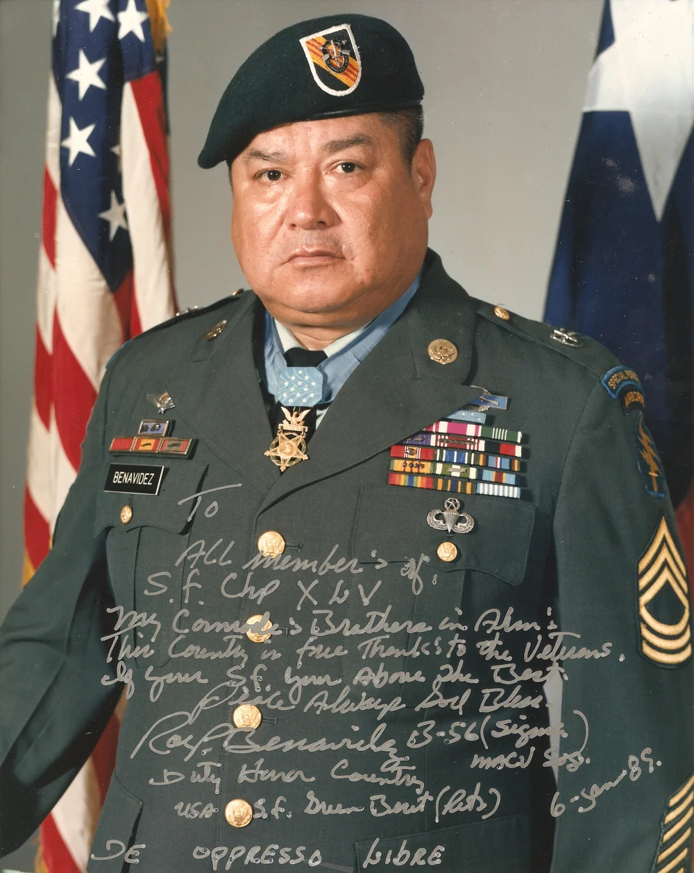 MOH MSG Roy P. Benavidez — SFA 45