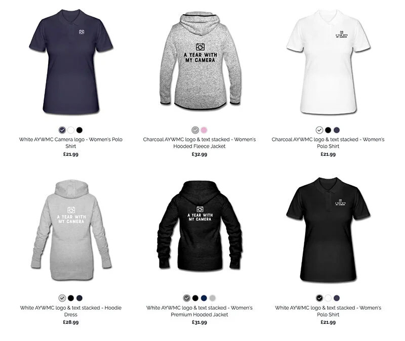 New items in the AYWMC shop — A Year With My Camera