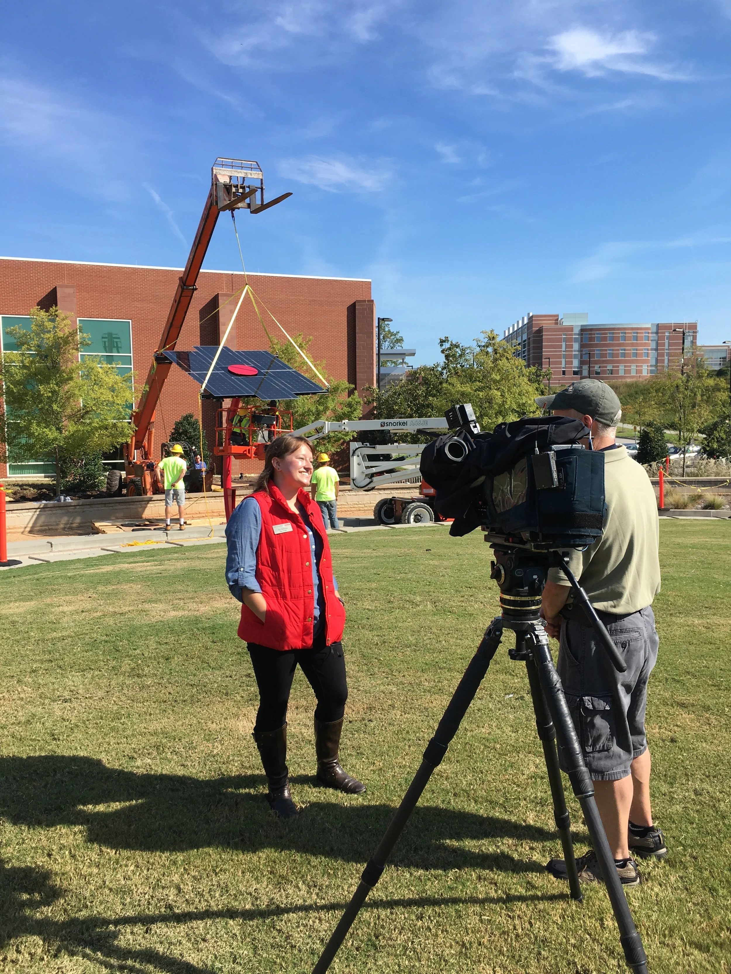 NC State Project — Beautiful Solar Structures | Spotlight Solar