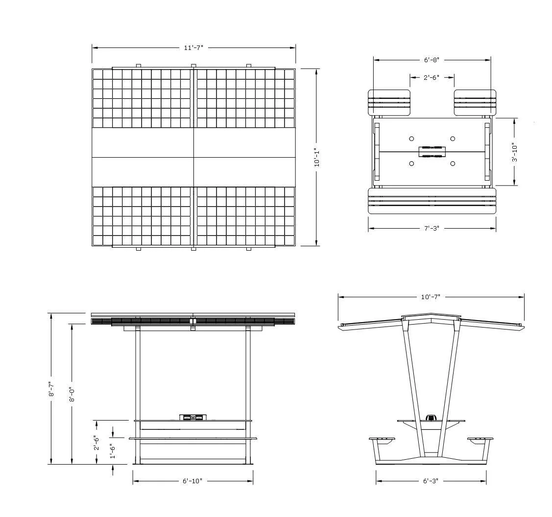 Haven solar shelter — Beautiful Solar Structures | Spotlight Solar