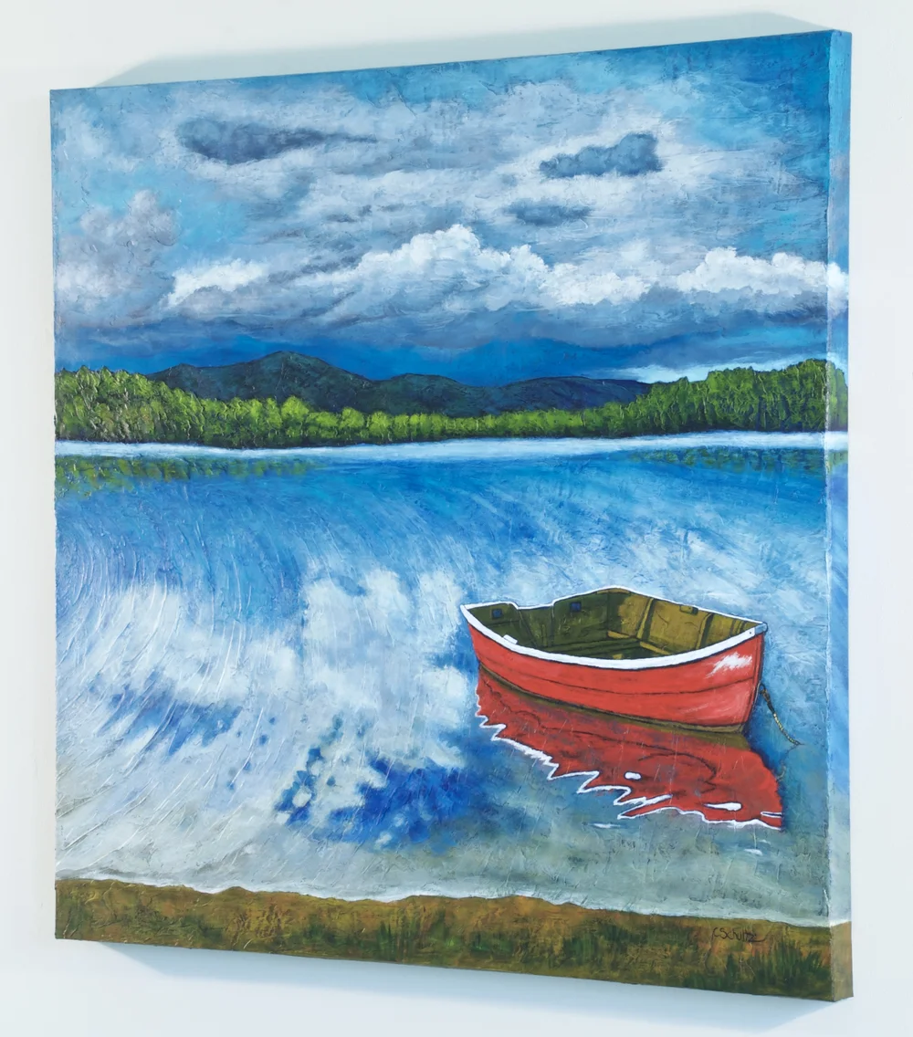 Row Boat Painting