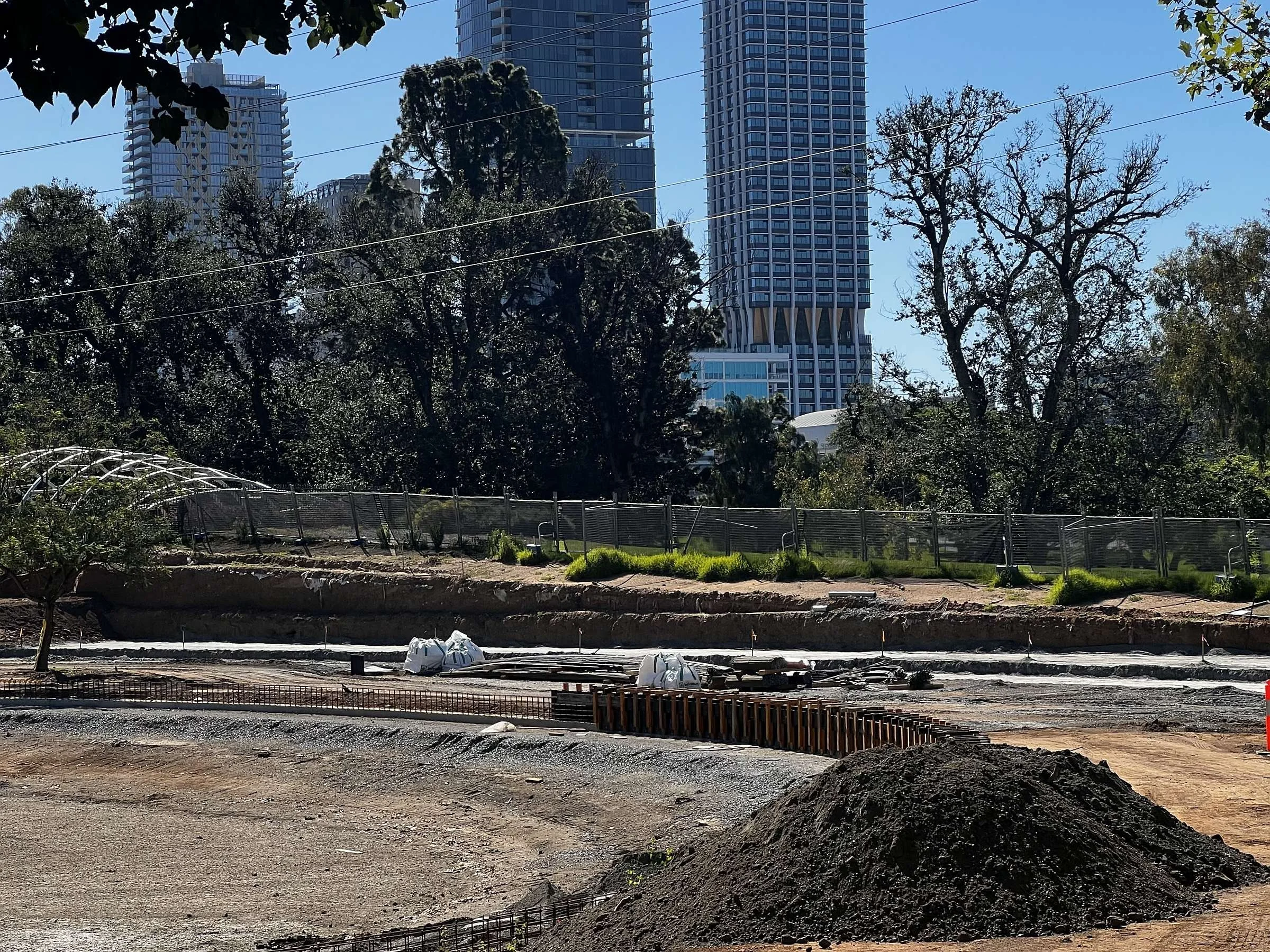 Behind the fence in Rymill Park — Adelaide Park Lands Association