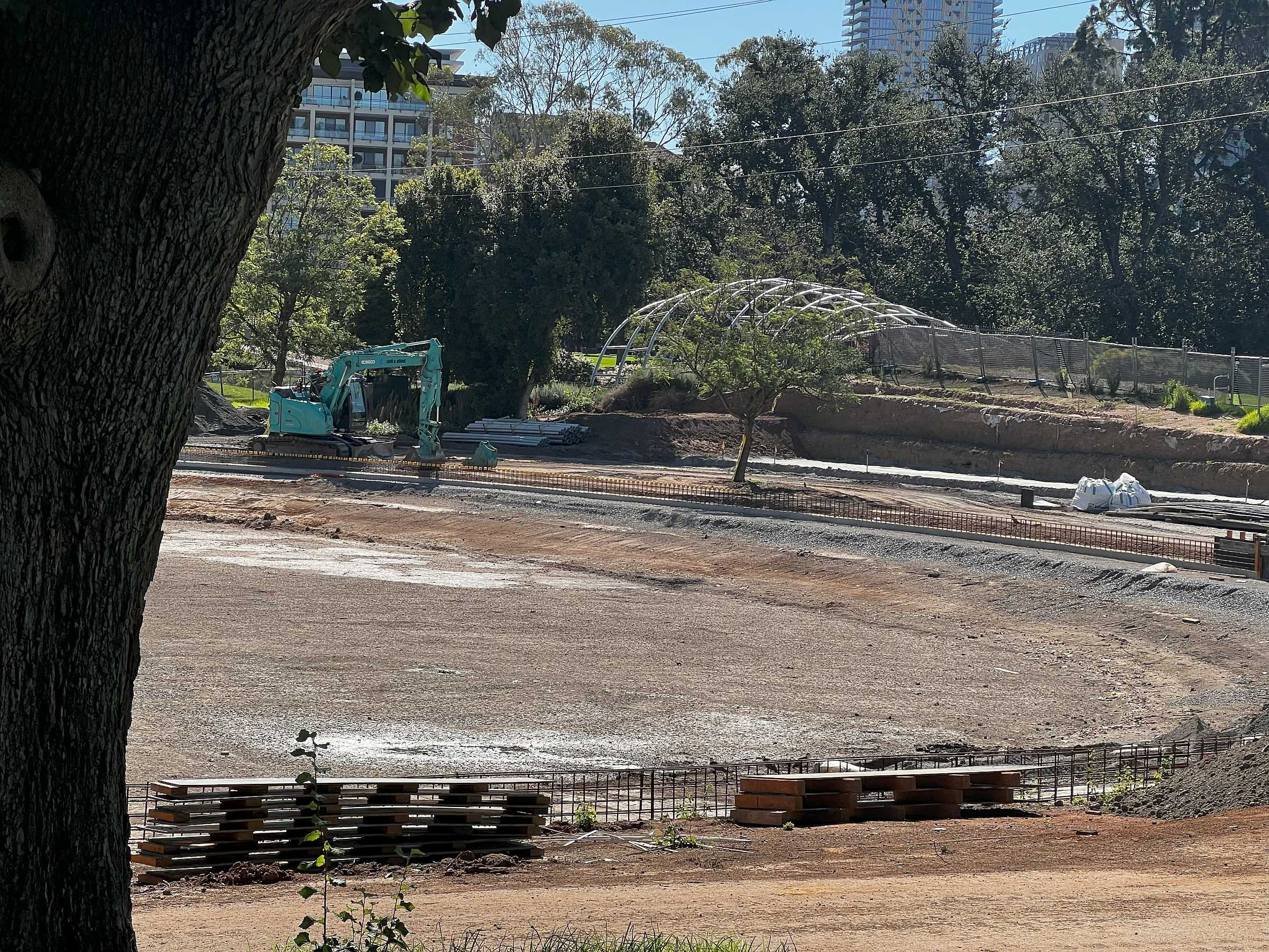 Behind the fence in Rymill Park — Adelaide Park Lands Association
