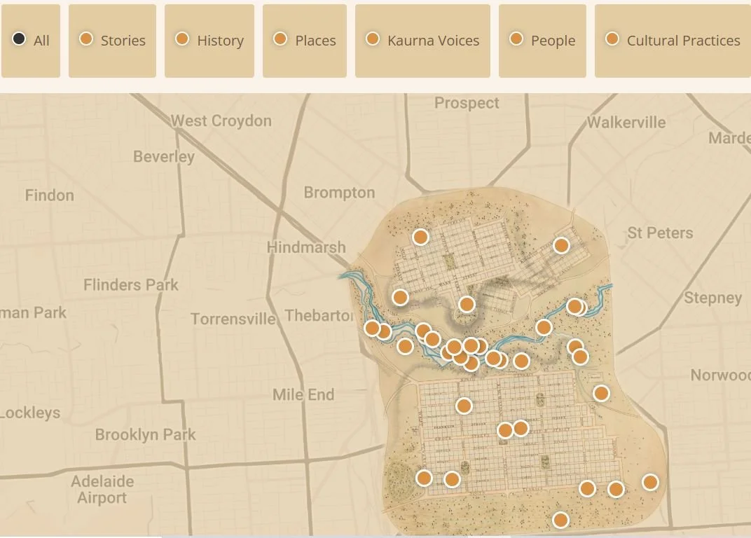 Kaurna Cultural mapping — Adelaide Park Lands Association