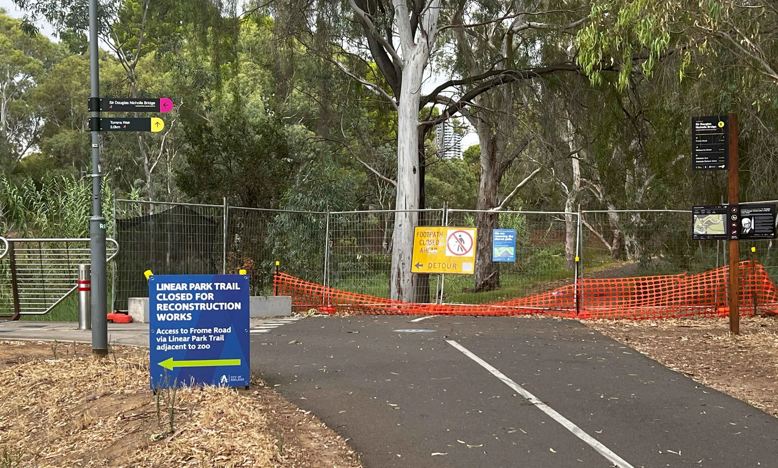 Path upgrade nearing completion — Adelaide Park Lands Association