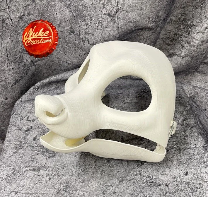 raccoon semi-toony head base (3D printed) — Nuke Creations