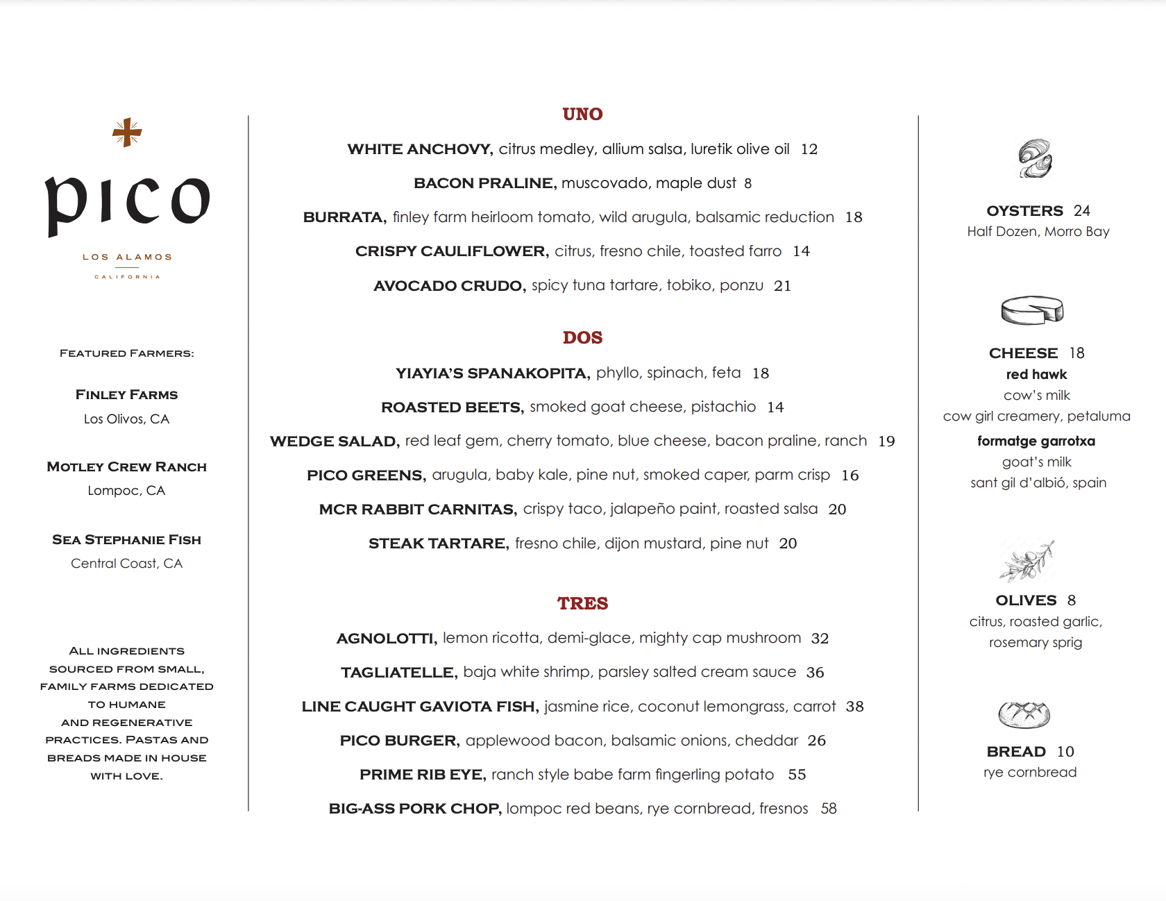 Dinner — Pico Los Alamos