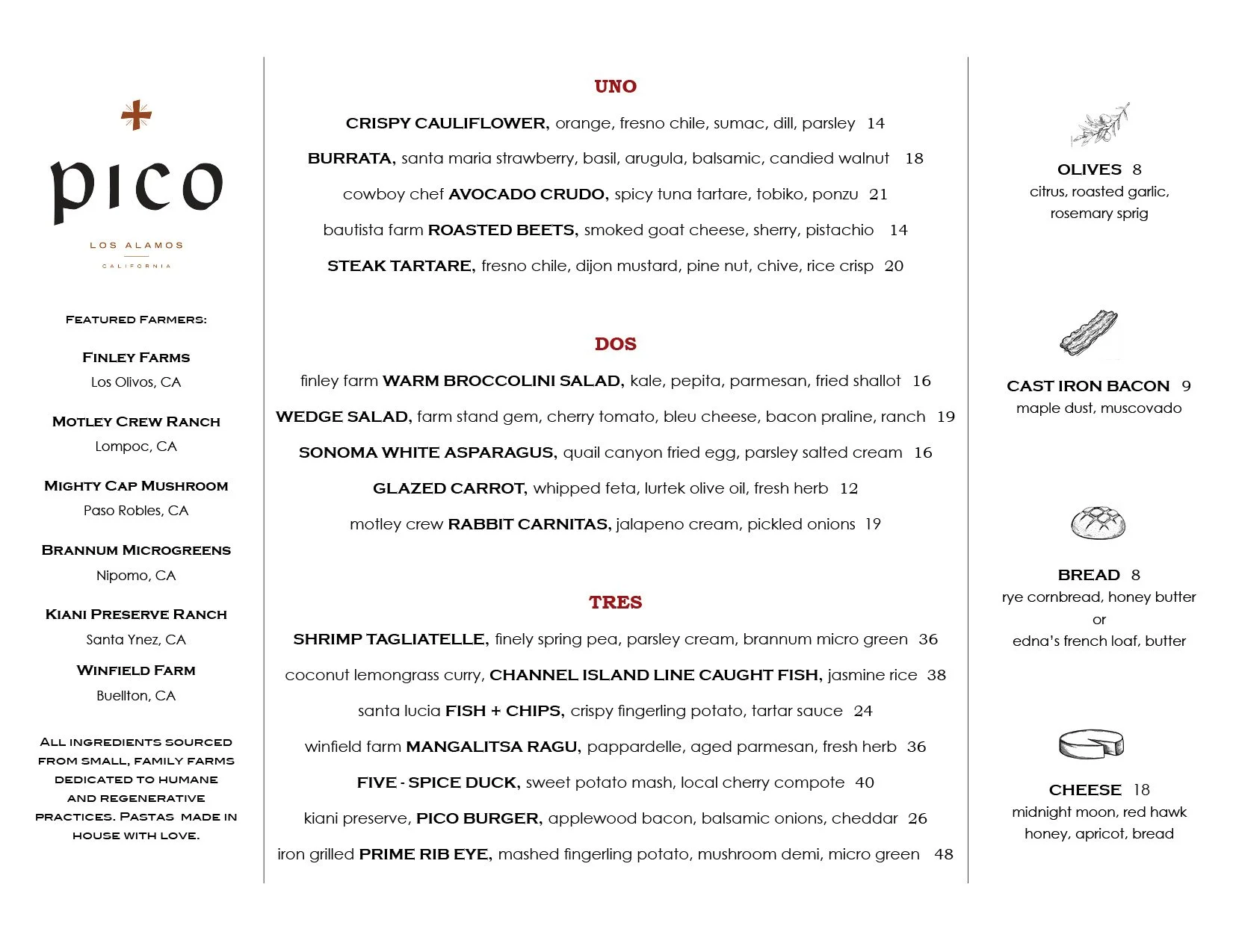 Dinner — Pico Los Alamos
