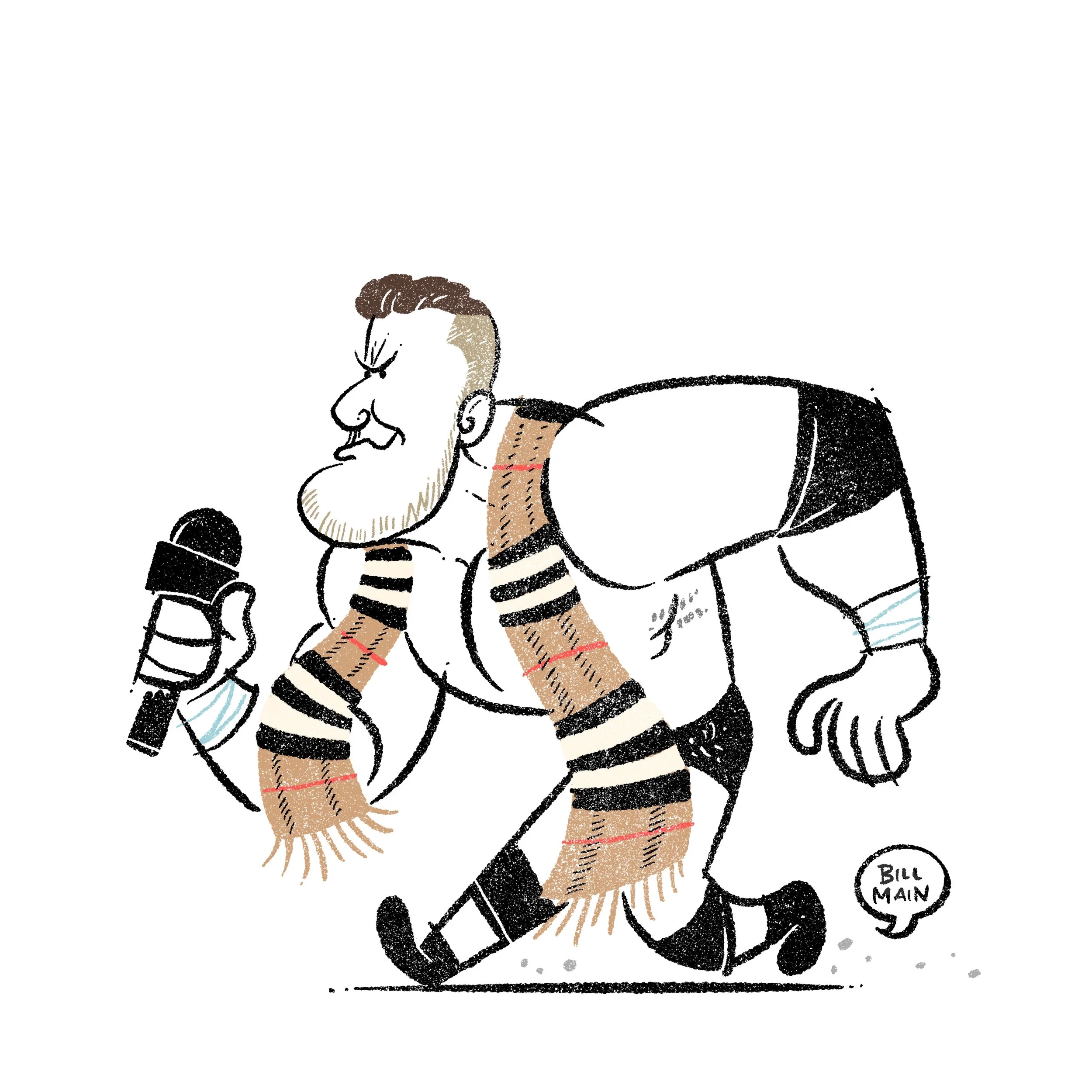 Bill Main Illustration and Design