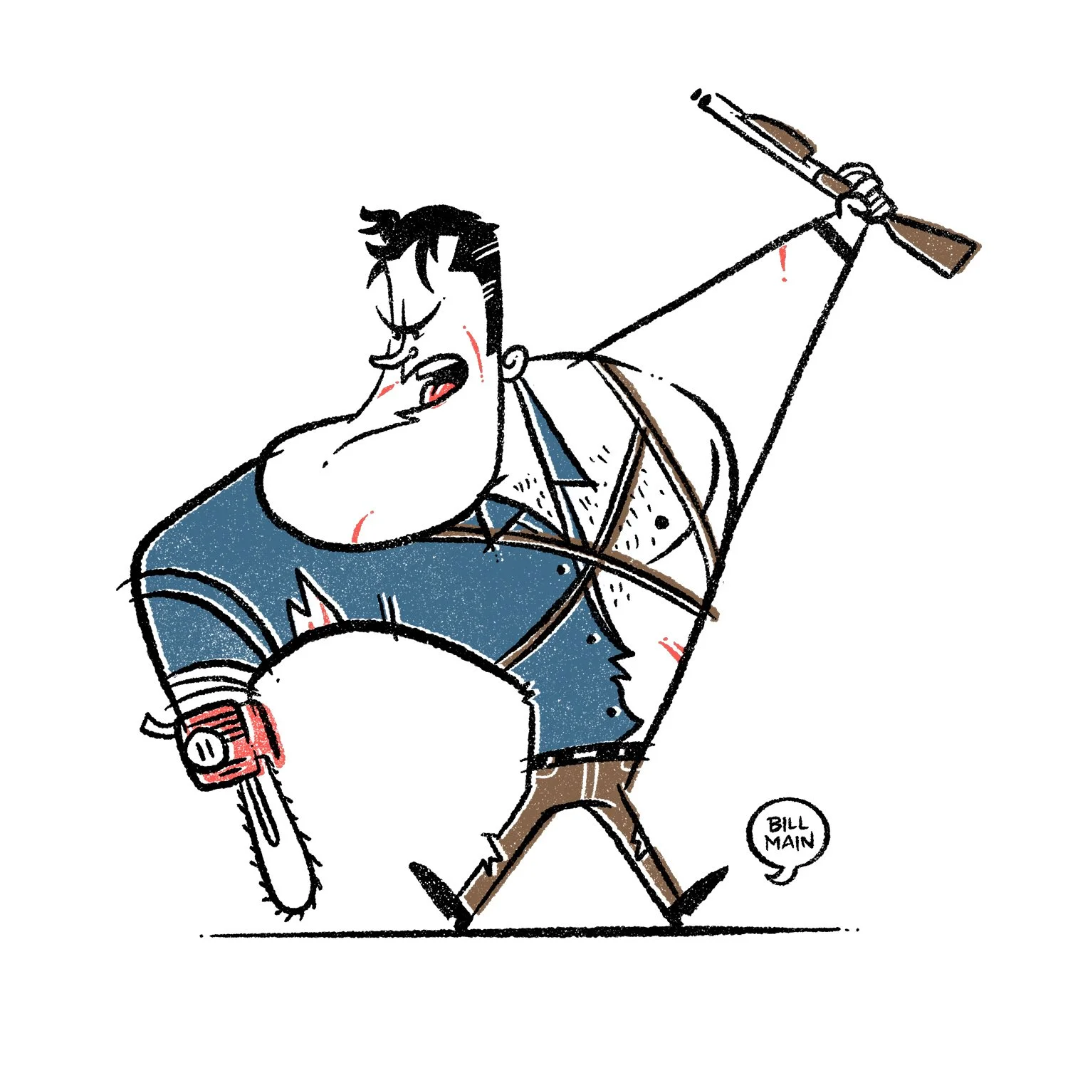 Bill Main Illustration and Design