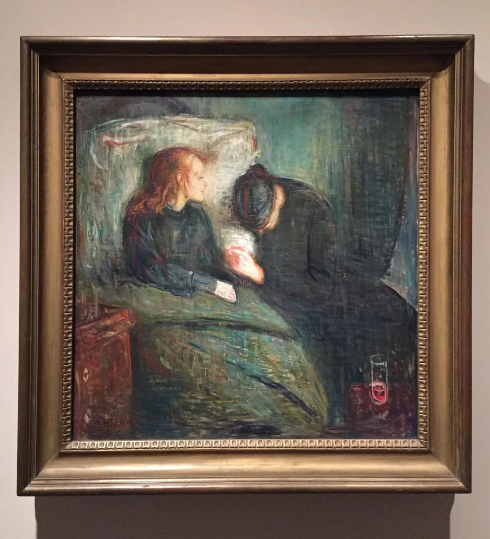 Giselle Ayupova — Edvard Munch "Between the Clock and the Bed ...