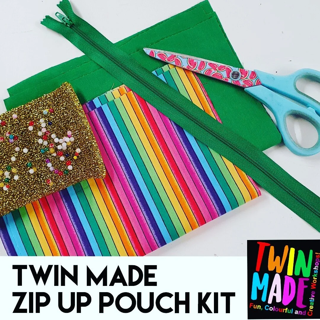 Twin Made Zip Up Pouch Kit - Make It Yourself — Twin Made