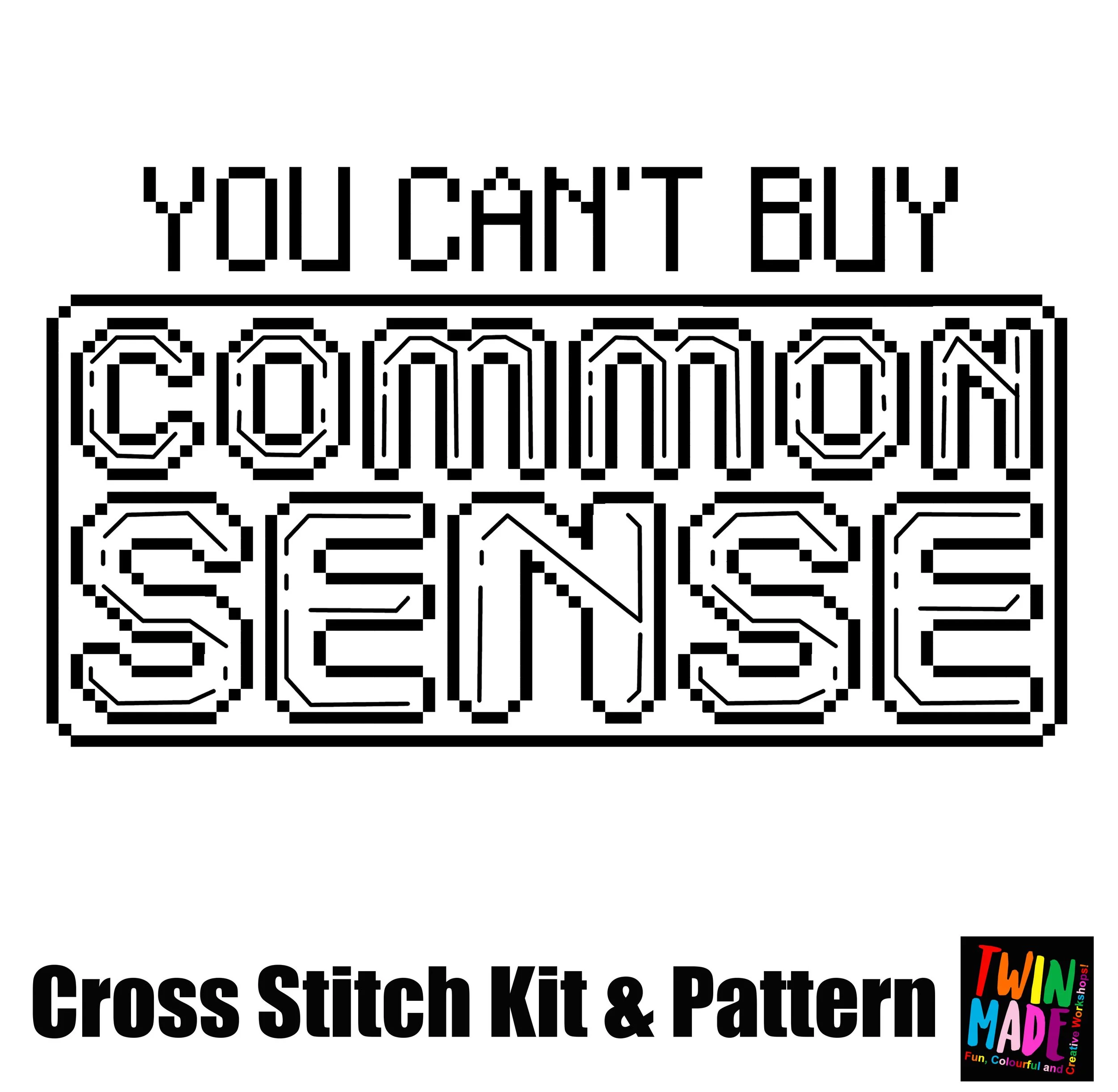You can't buy common sense - Pulp - Common People - Cross stitch ...