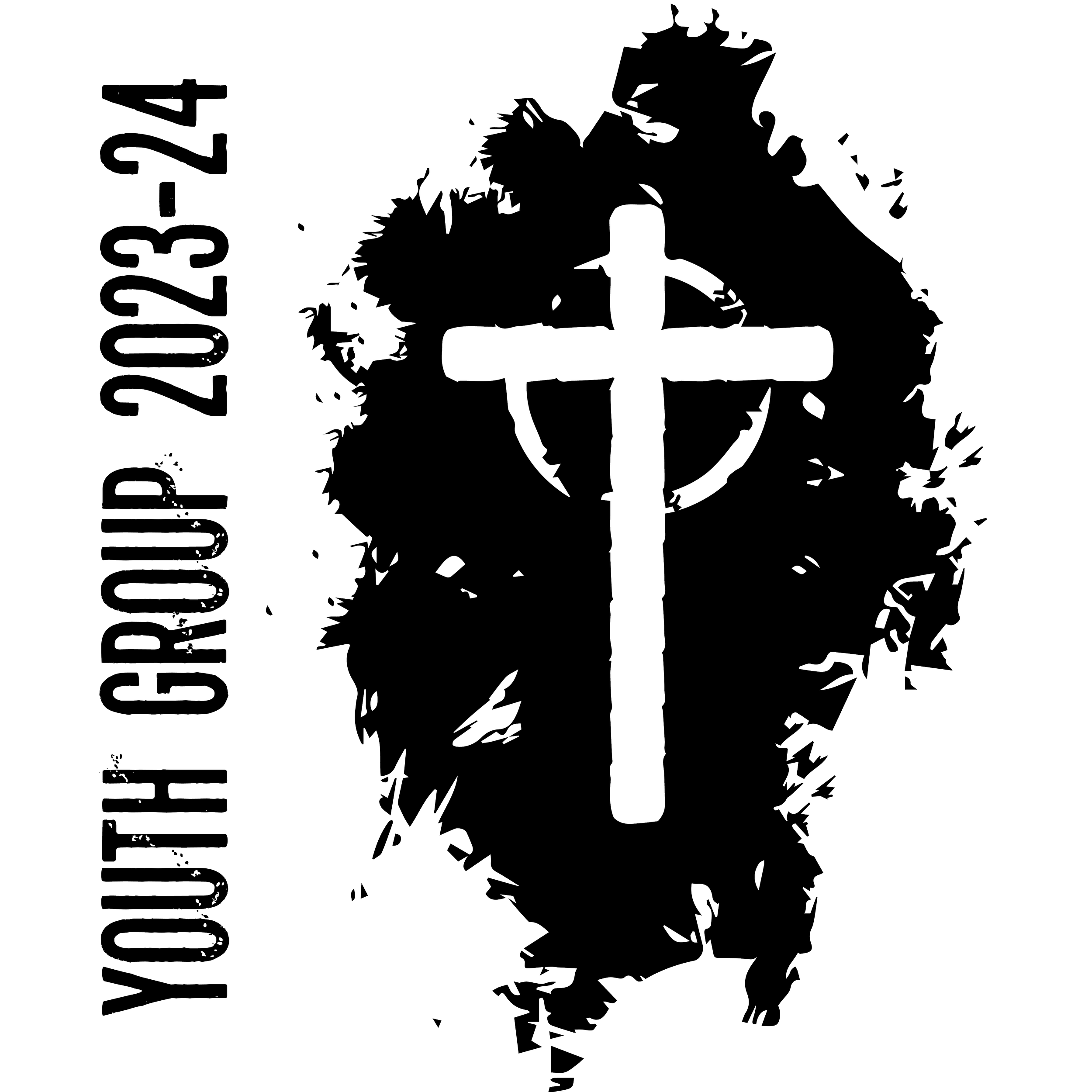 Youth Ministry Logo With Cross