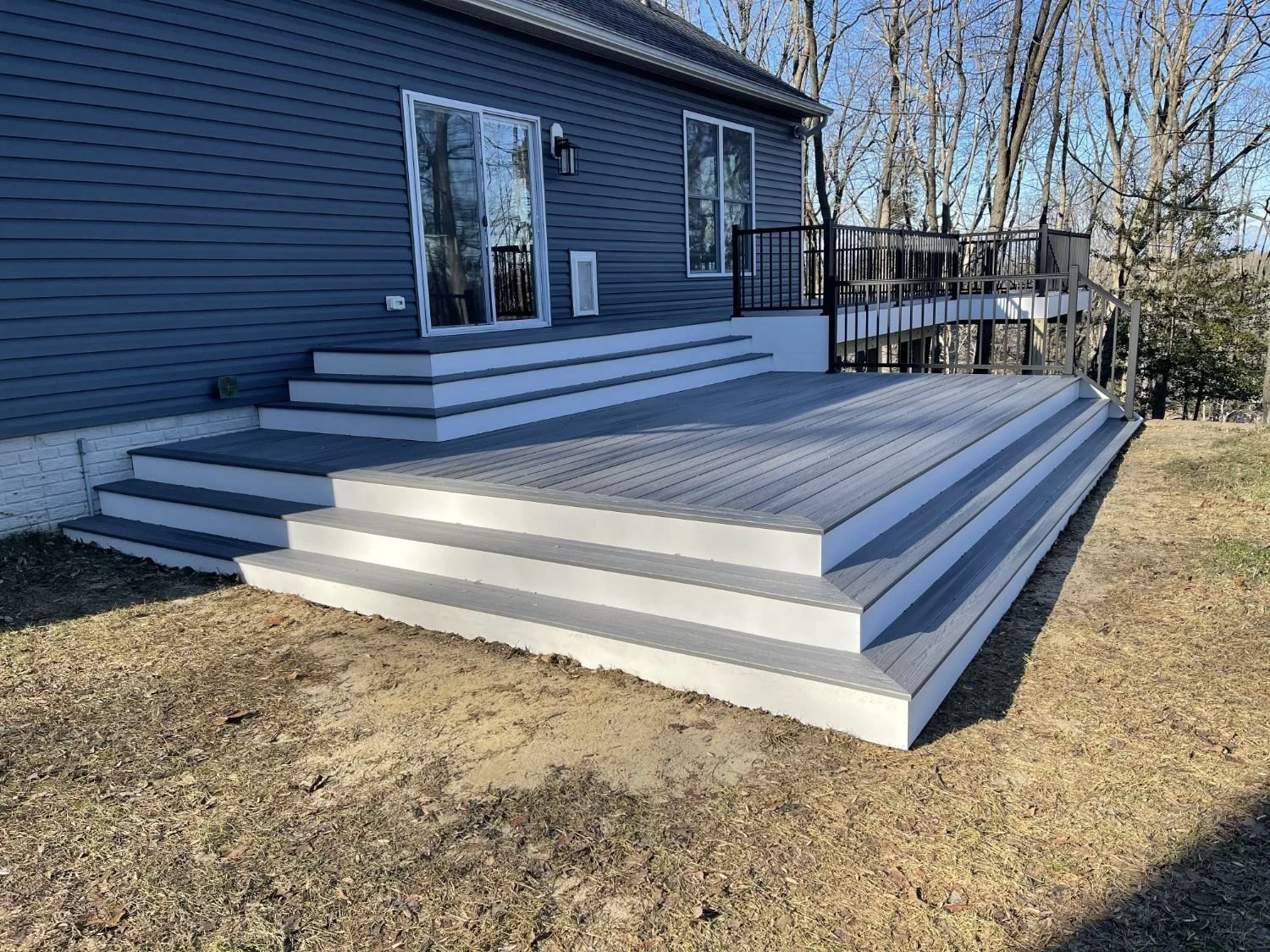 Veranda Decking Designs With Stairs