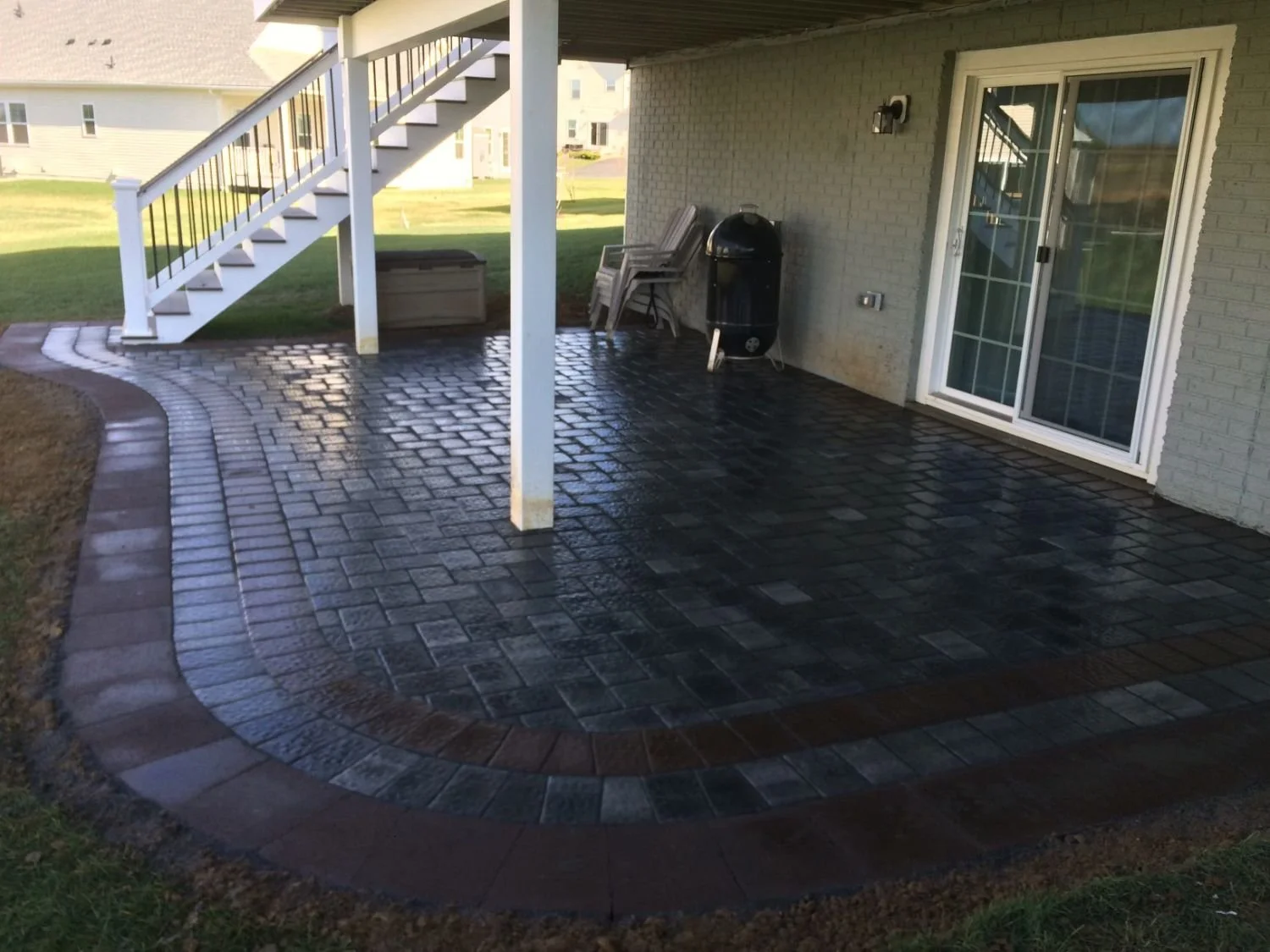 🦀 Completed Paver Patio Pictures - Maryland Decking - Decks, Patios ...