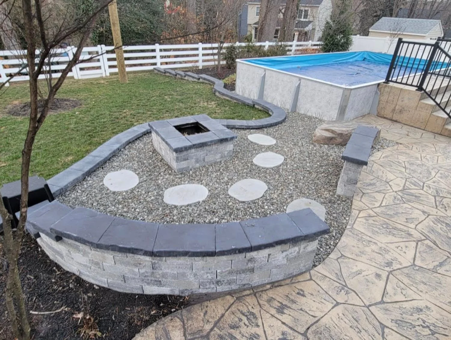 🦀 Fire Pit Pictures - Maryland Decking - Decks, Patios, and Fencing