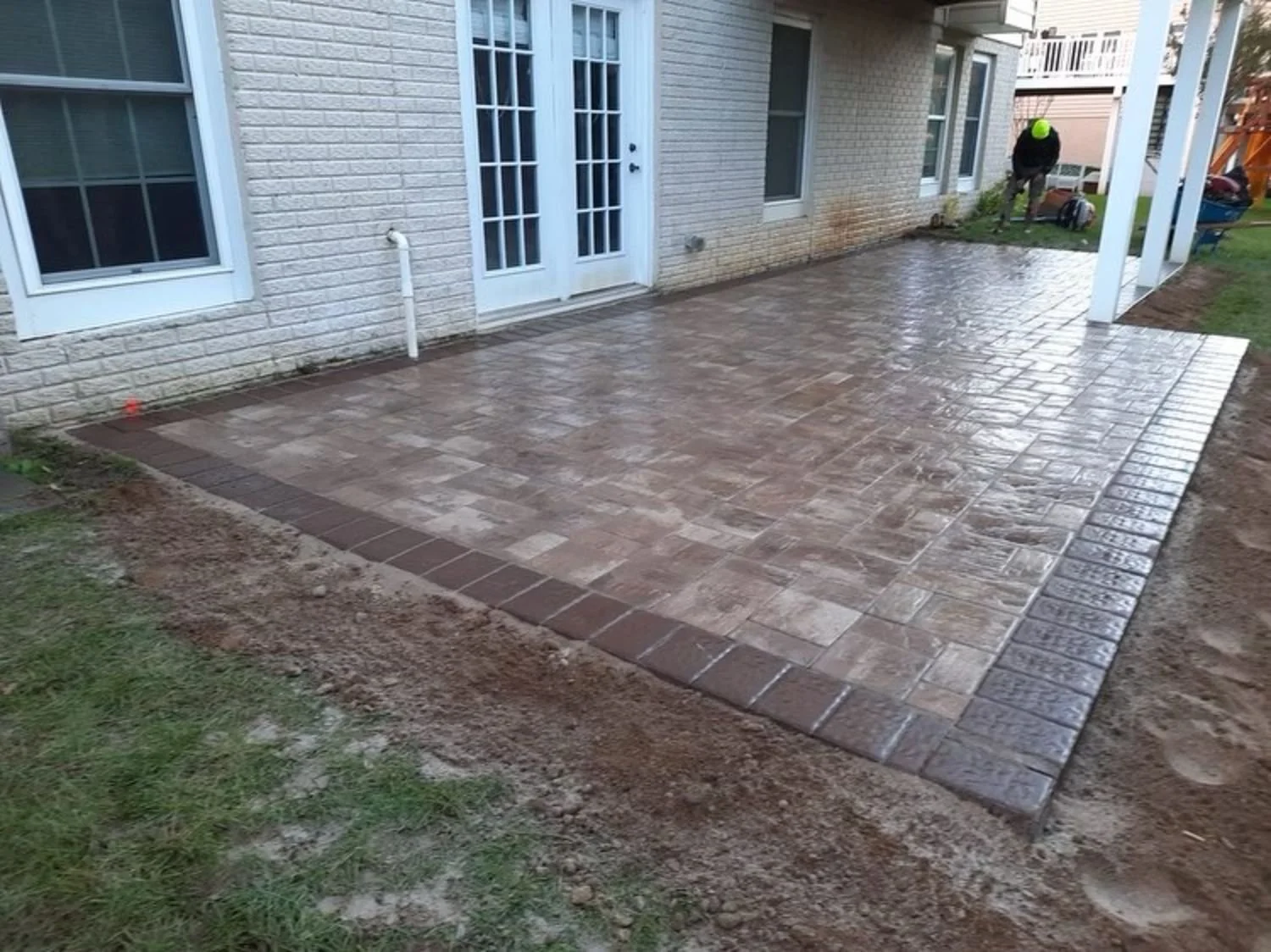 🦀 Completed Paver Patio Pictures - Maryland Decking - Decks, Patios ...
