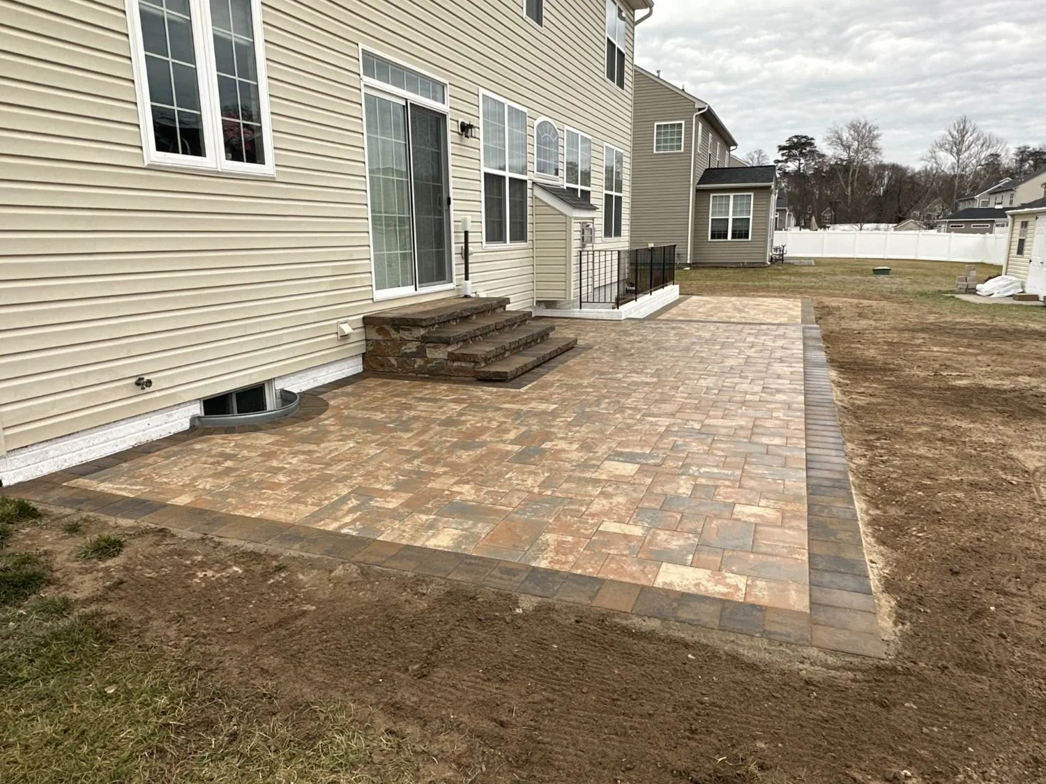 🦀 Completed Paver Patio Pictures - Maryland Decking - Decks, Patios ...