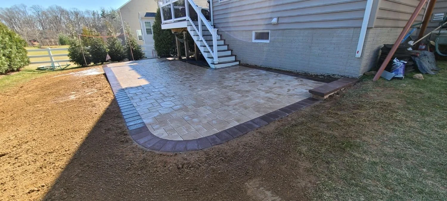 🦀 Completed Paver Patio Pictures - Maryland Decking - Decks, Patios ...