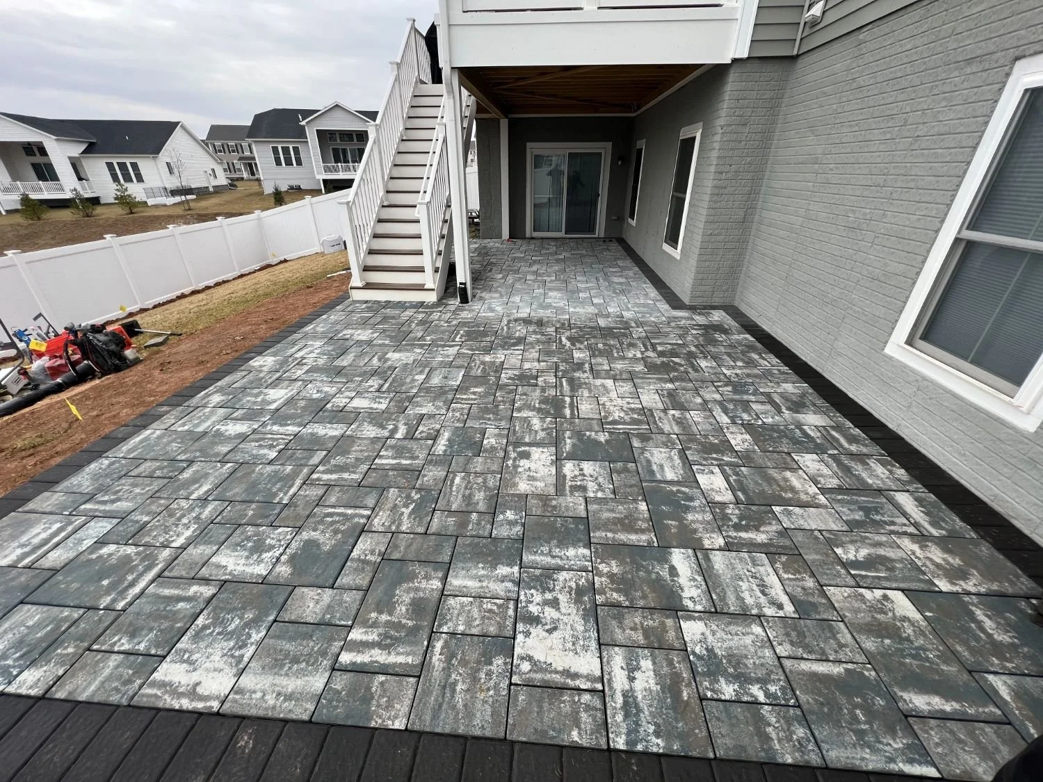 🦀 Completed Paver Patio Pictures - Maryland Decking - Decks, Patios ...