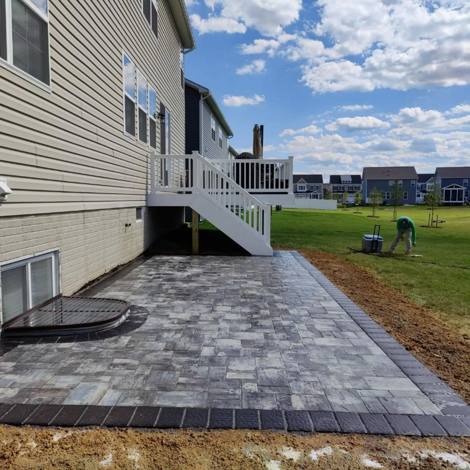🦀 Completed Paver Patio Pictures - Maryland Decking - Decks, Patios ...