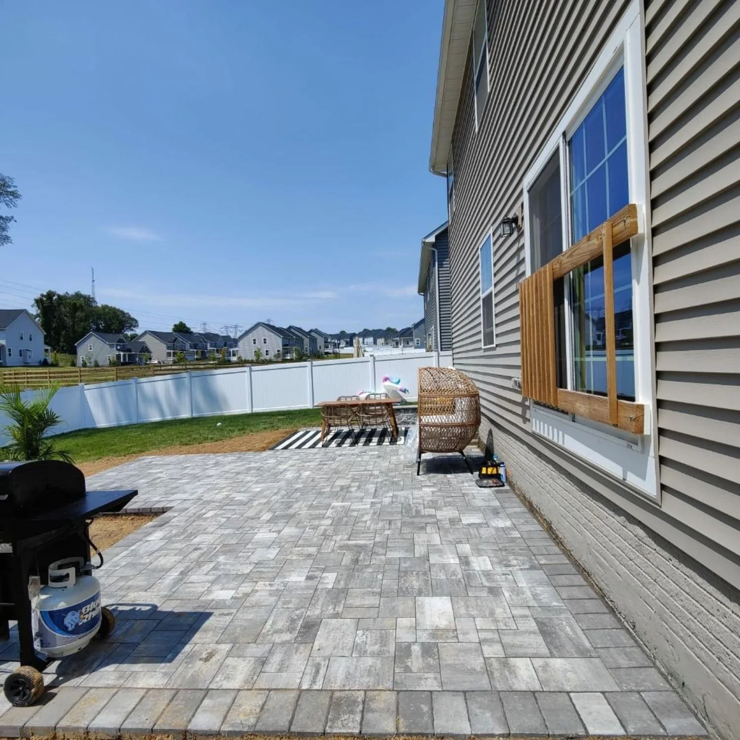 🦀 Completed Paver Patio Pictures - Maryland Decking - Decks, Patios ...