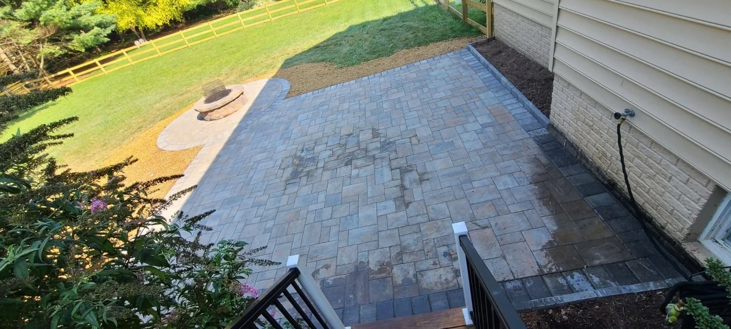 🦀 Completed Paver Patio Pictures - Maryland Decking - Decks, Patios ...