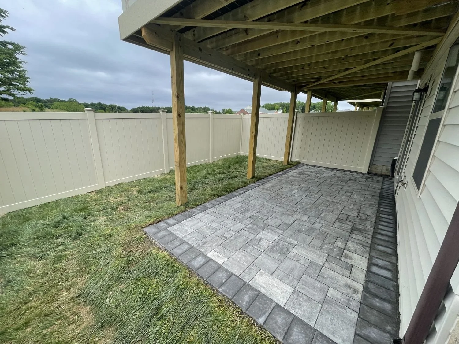 🦀 Completed Paver Patio Pictures - Maryland Decking - Decks, Patios ...