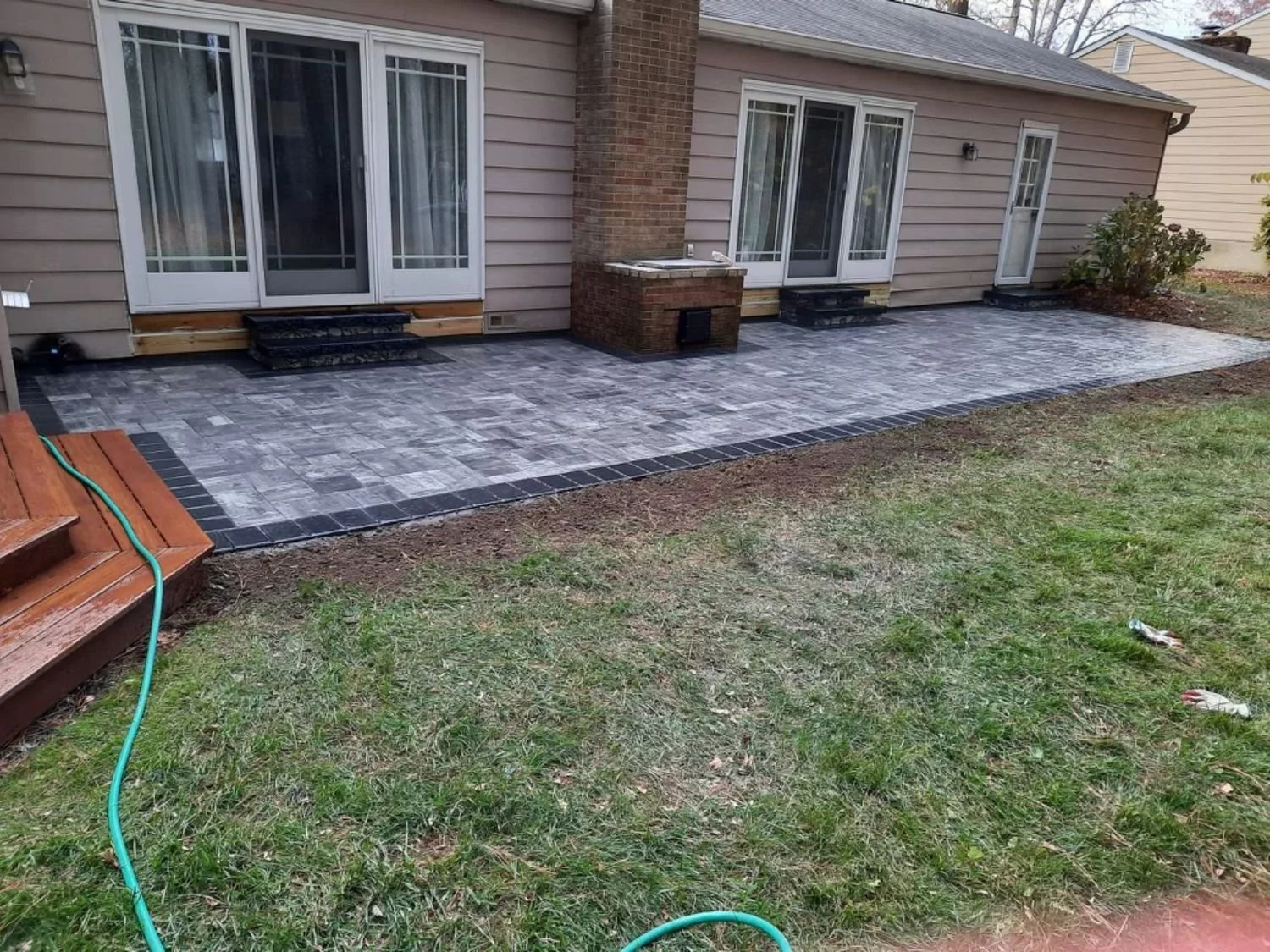 🦀 Completed Paver Patio Pictures - Maryland Decking - Decks, Patios ...