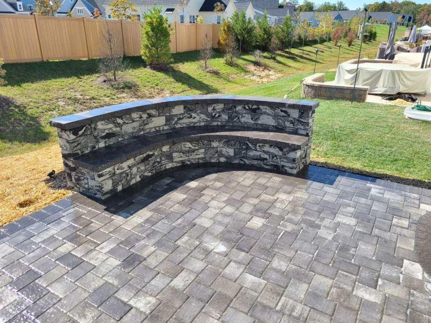 🦀 Seating Wall Pictures - Maryland Decking - Decks, Patios, and Fencing