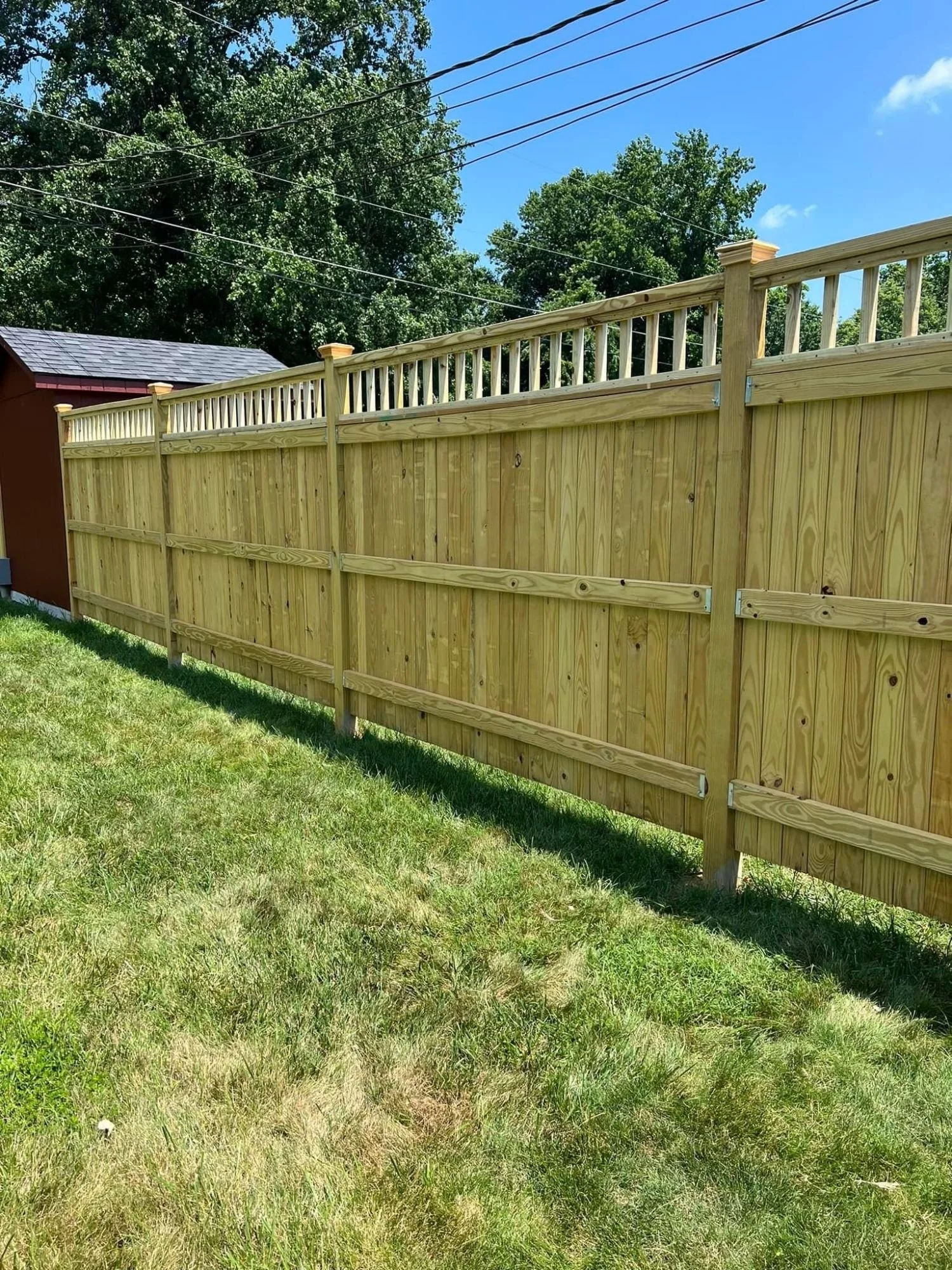 🦀 Wood Fence Pictures - Maryland Decking - Decks, Patios, and Fencing