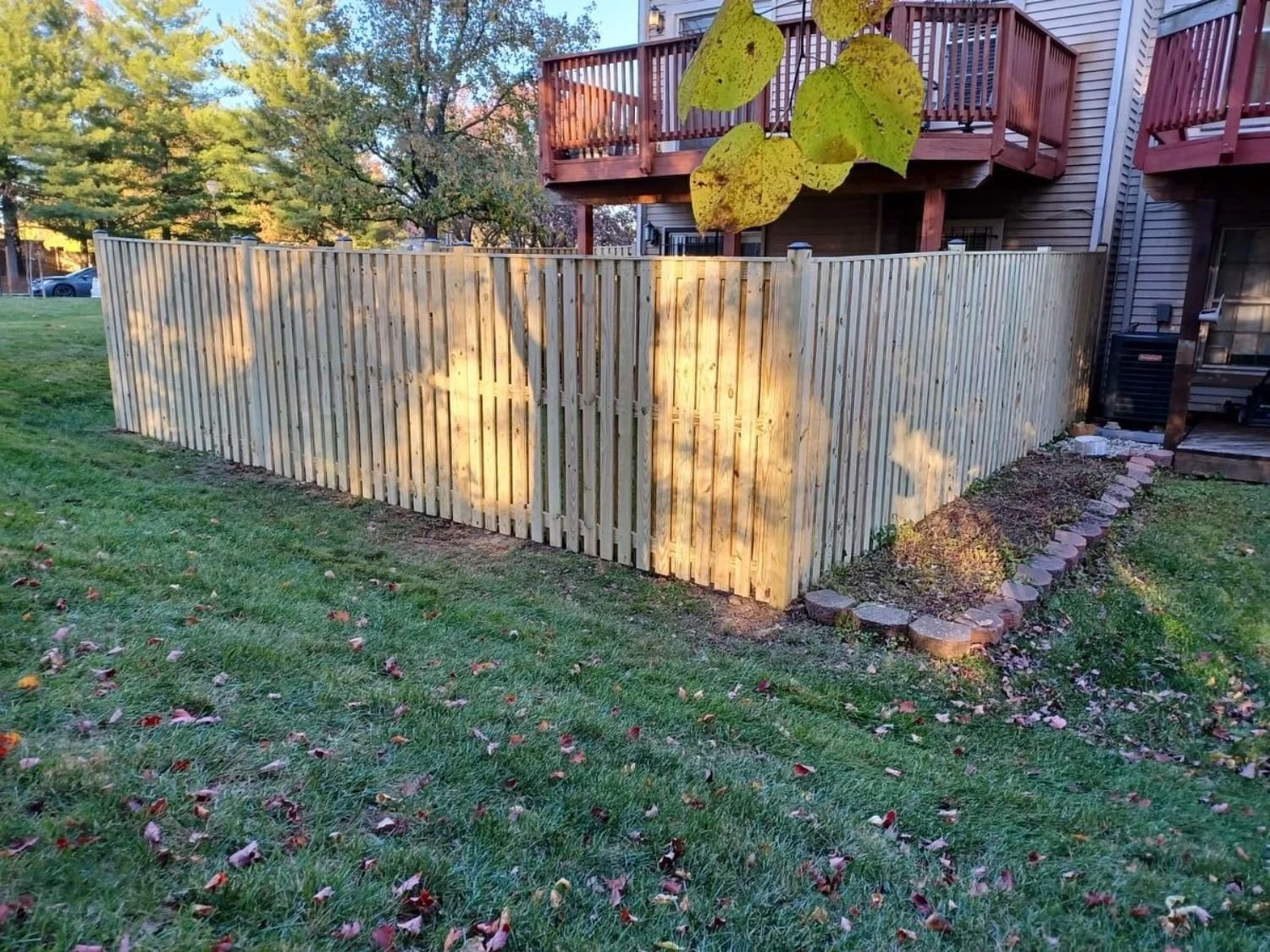 Wood Fence Pictures | 🦀 Maryland Decking | Decks, Patios, and Fencing