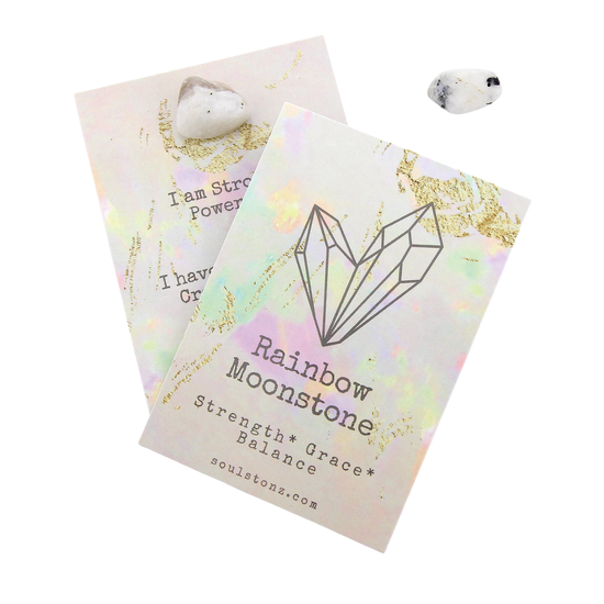 Gemstone Affirmation Card — Charmed Flowers | Waterloo Florist | Buy ...