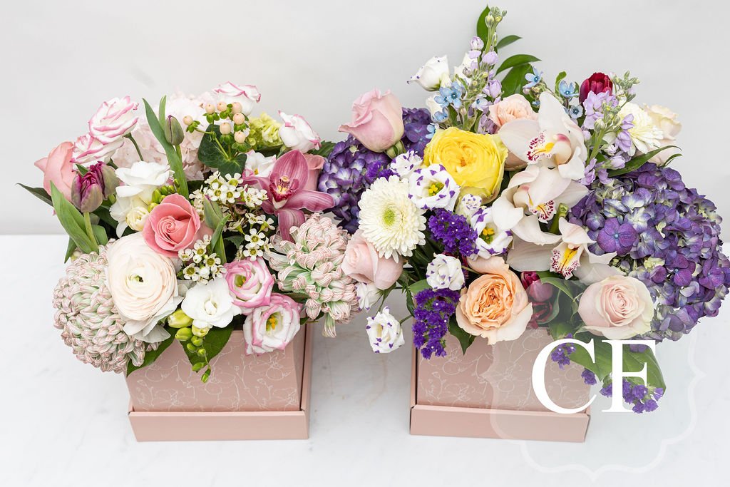 The Charmed Box Floral Arrangement-Various Colors — Charmed Flowers | Waterloo Florist | Buy ...