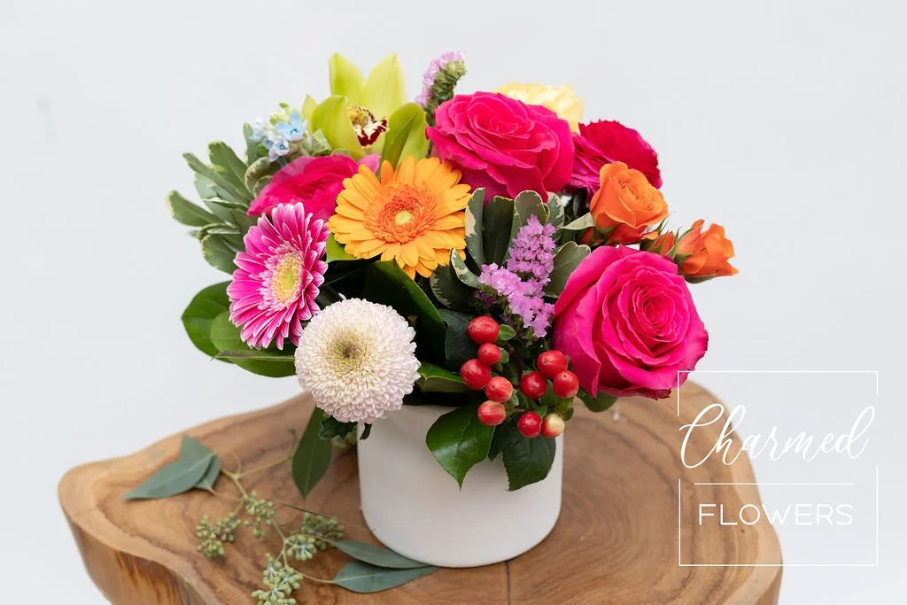 The Color Pop Arrangement — Charmed Flowers | Waterloo Florist | Buy ...