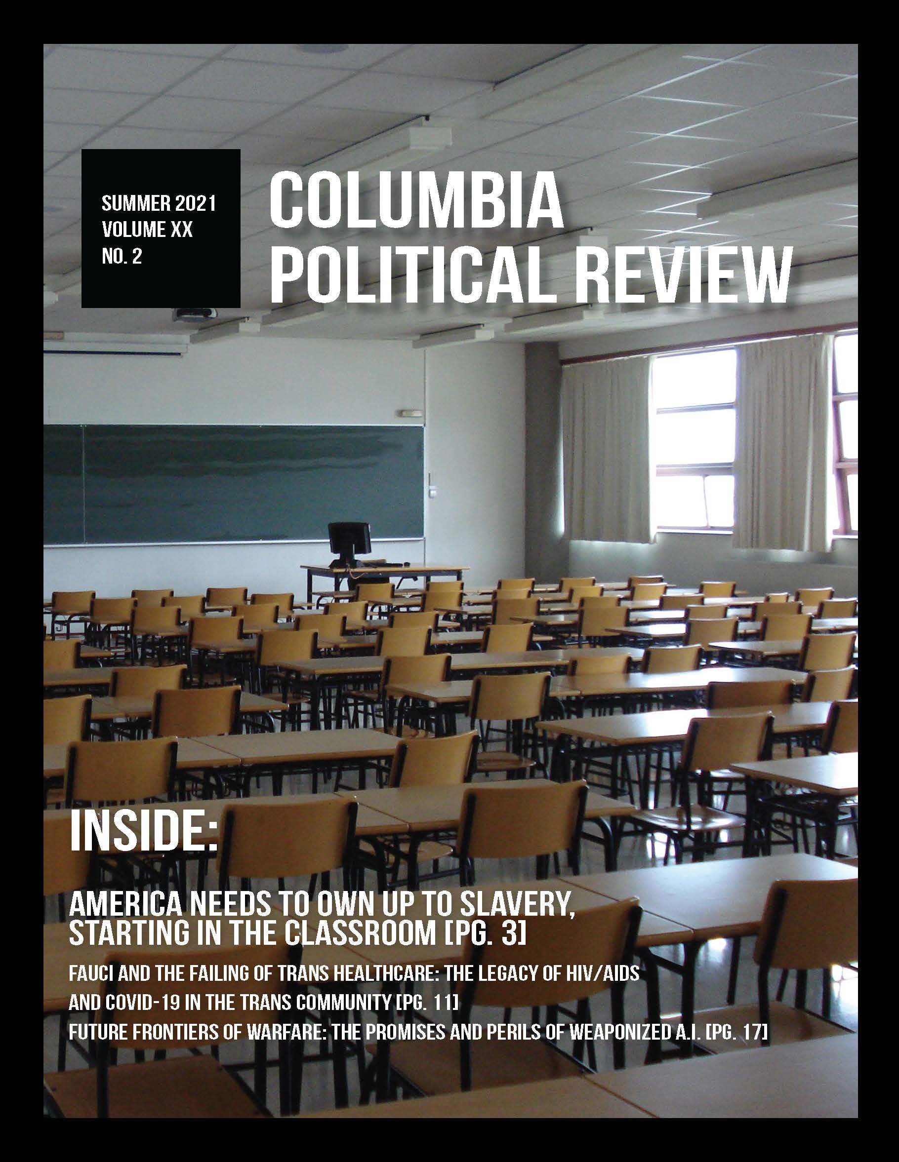 Print Edition — Columbia Political Review