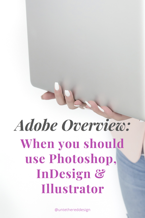 Adobe Overview: When you should use Photoshop, InDesign and Illustrator ...