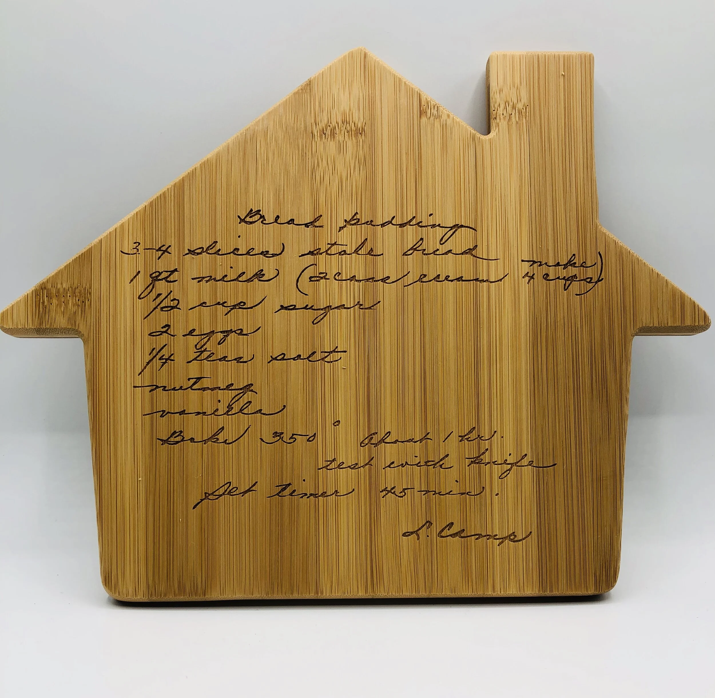 16 x 10.5 inch Walnut Cutting Board with Design — Raleigh Laser ...