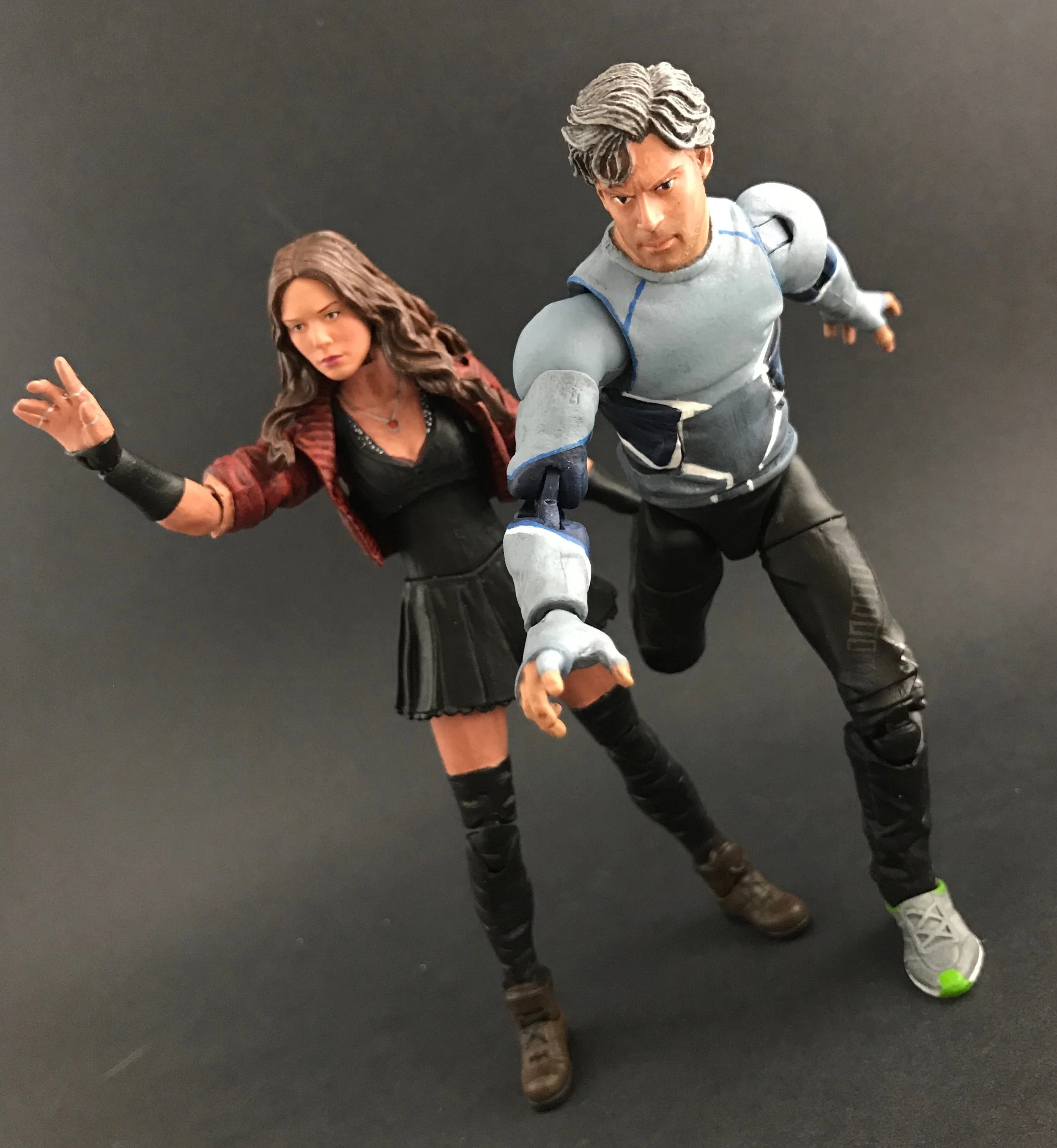 Quicksilver and Scarlet Witch (Age of Ultron MCU II) — customs by matchu