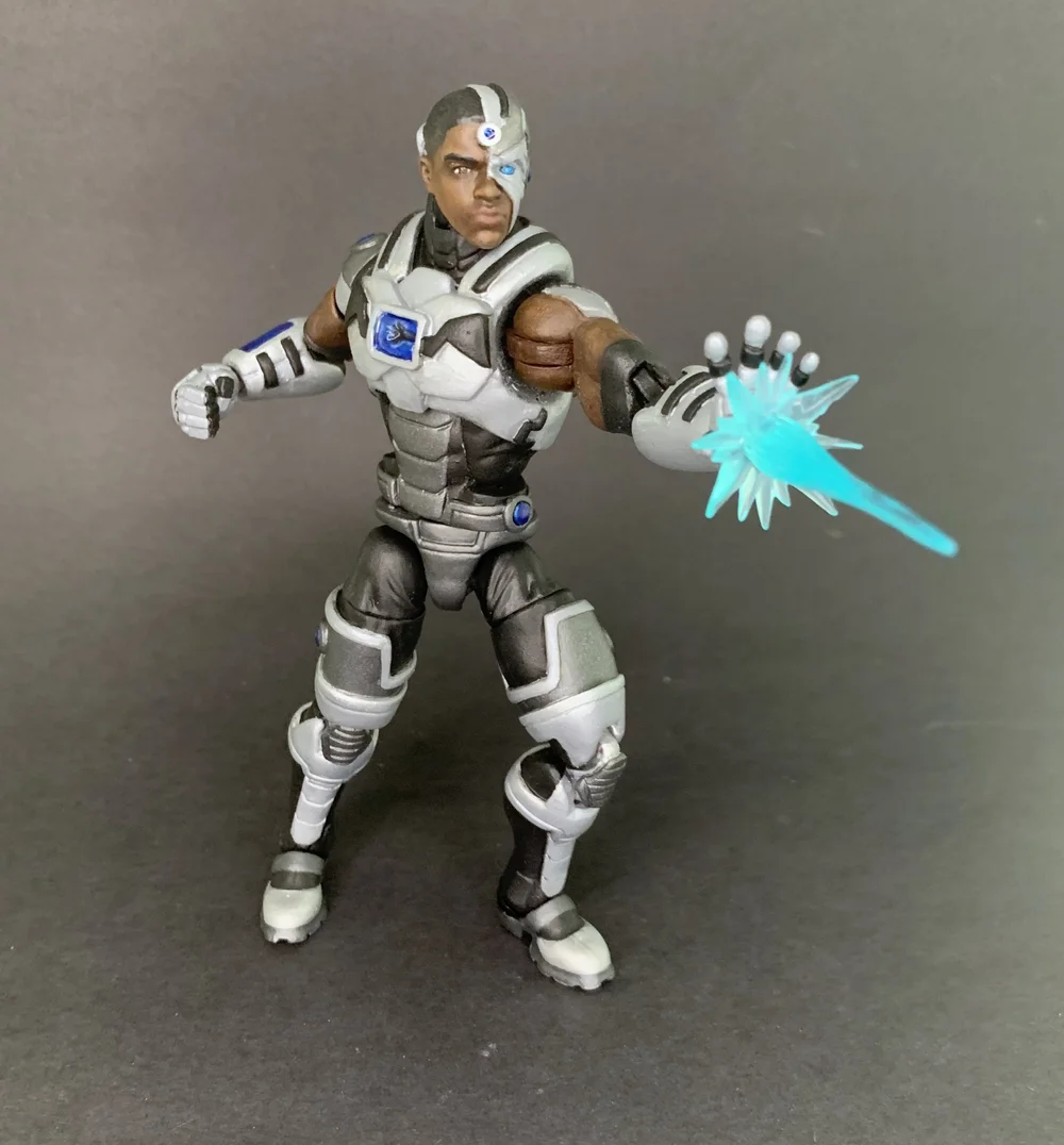 Cyborg (DC Comics/Marvel Legends style) — customs by matchu