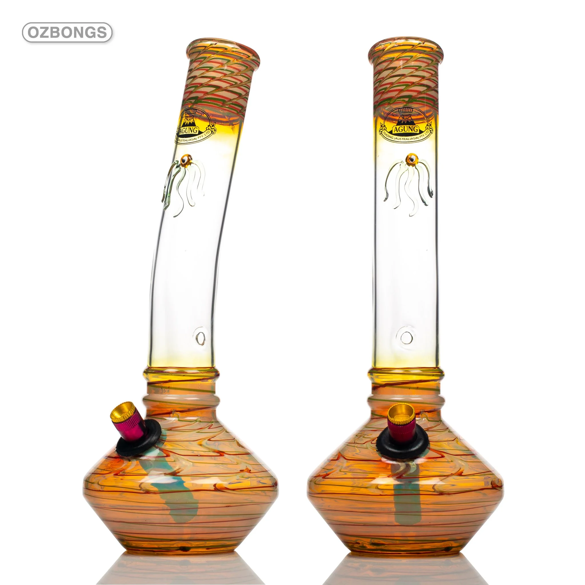 Agung Fumed Glass Bongs — OZISM AUSTRALIA