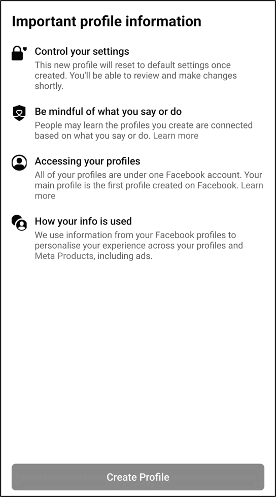 separate personal vs ‘work’ facebook profiles: the problem may now be ...