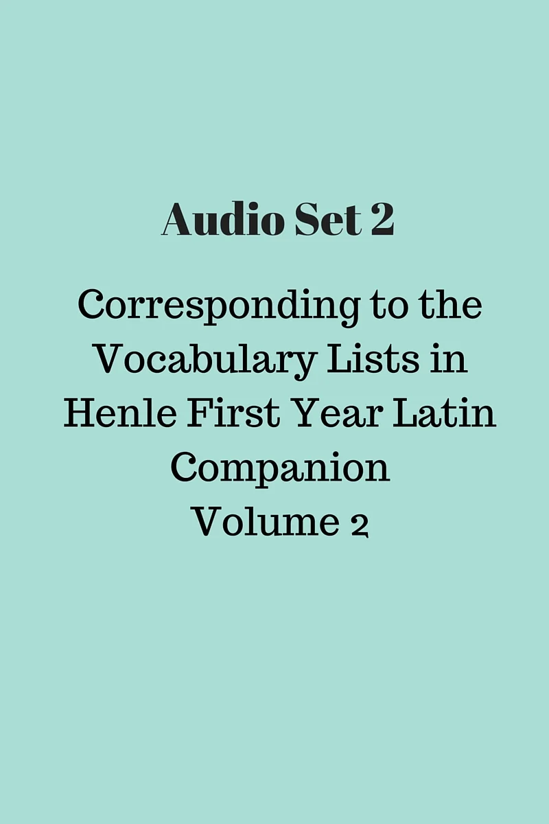 Henle Study Guides & Audio Files — Magistra Jones Latin Instruction